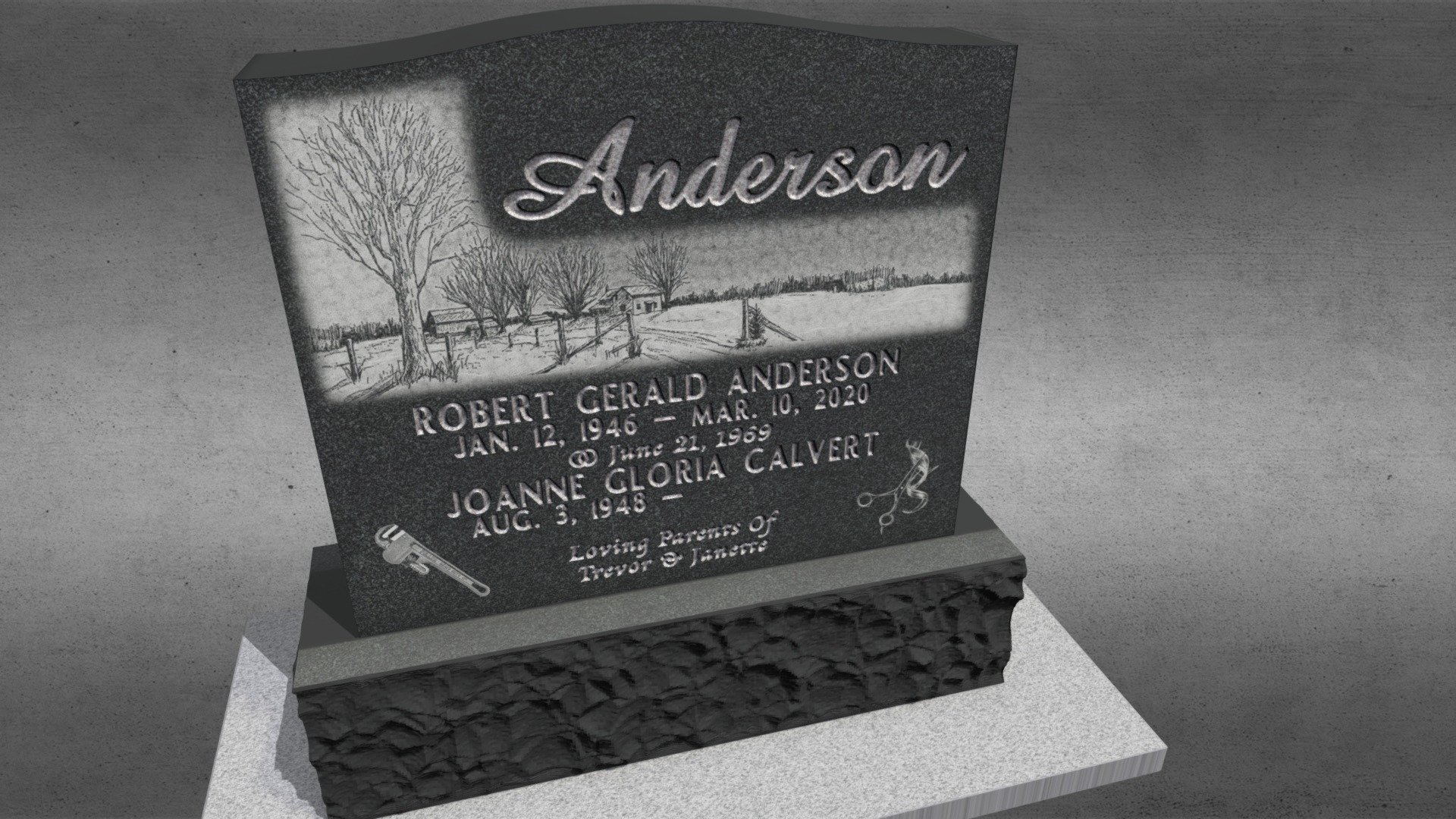Memorial monuments preview test - 3D model by dendenis82 ...