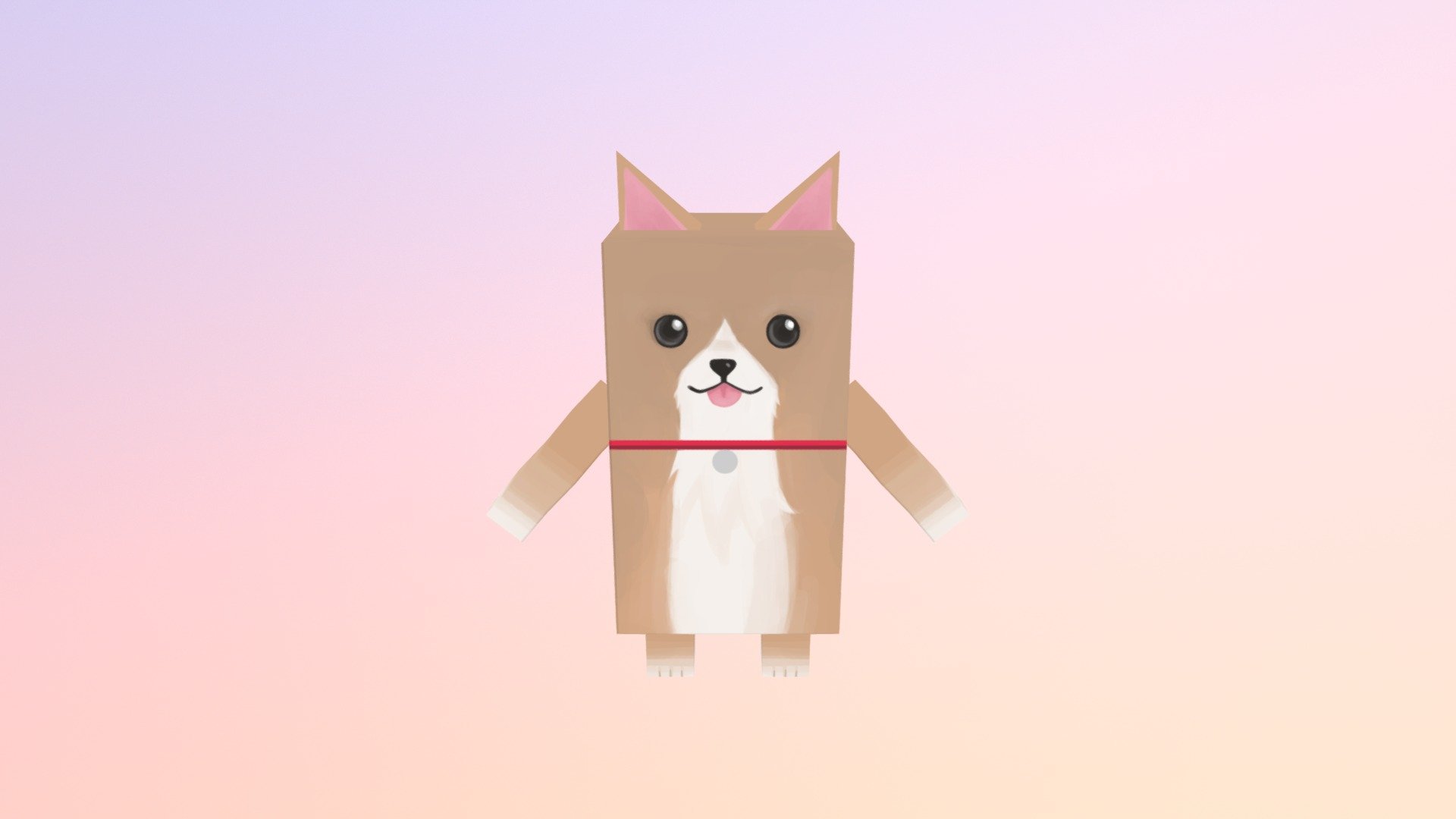 CUBEman Dog - 3D model by thebome [5197c1f] - Sketchfab