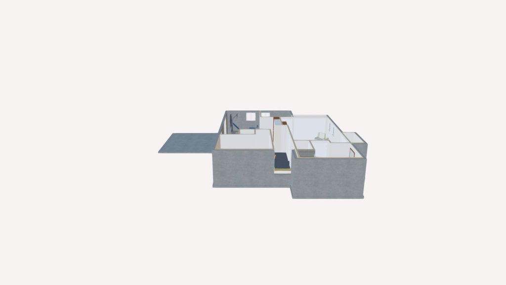 Basement Remodel Concept - 3D model by briankashas [519abbb] - Sketchfab