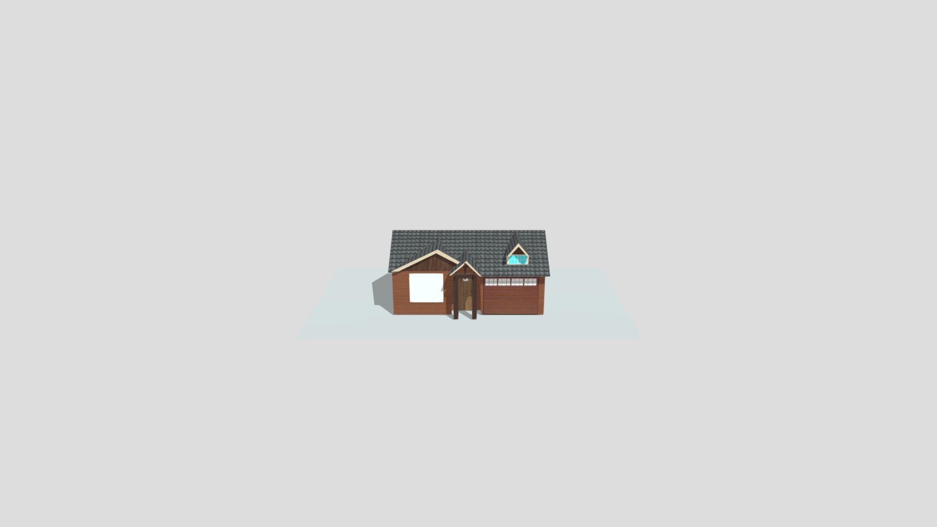 Simple House - Download Free 3D model by 20182032 [519ac69] - Sketchfab