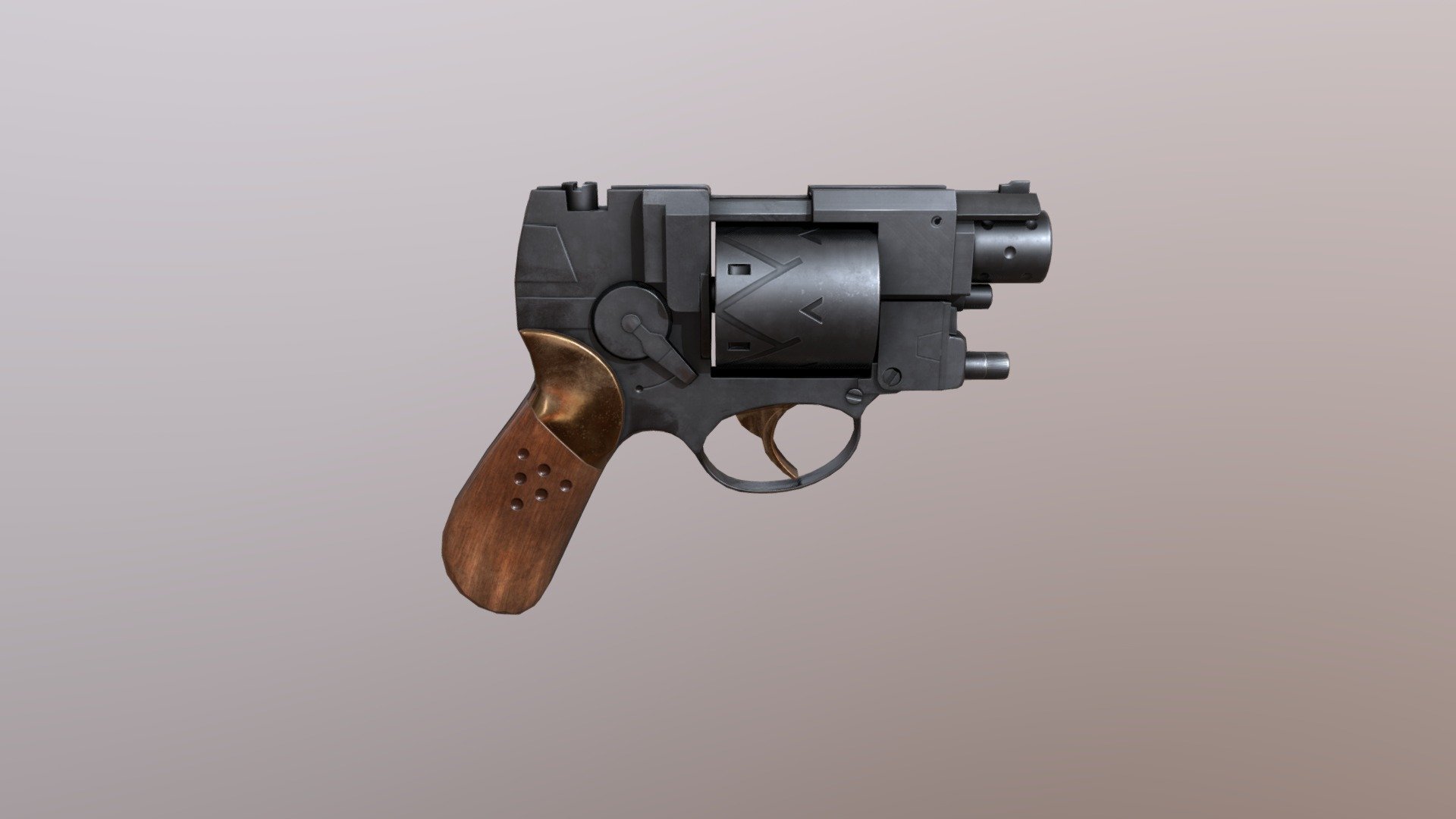ZEIRAM 2 Revolver - 3D model by mitchellwezley [519bf0b] - Sketchfab