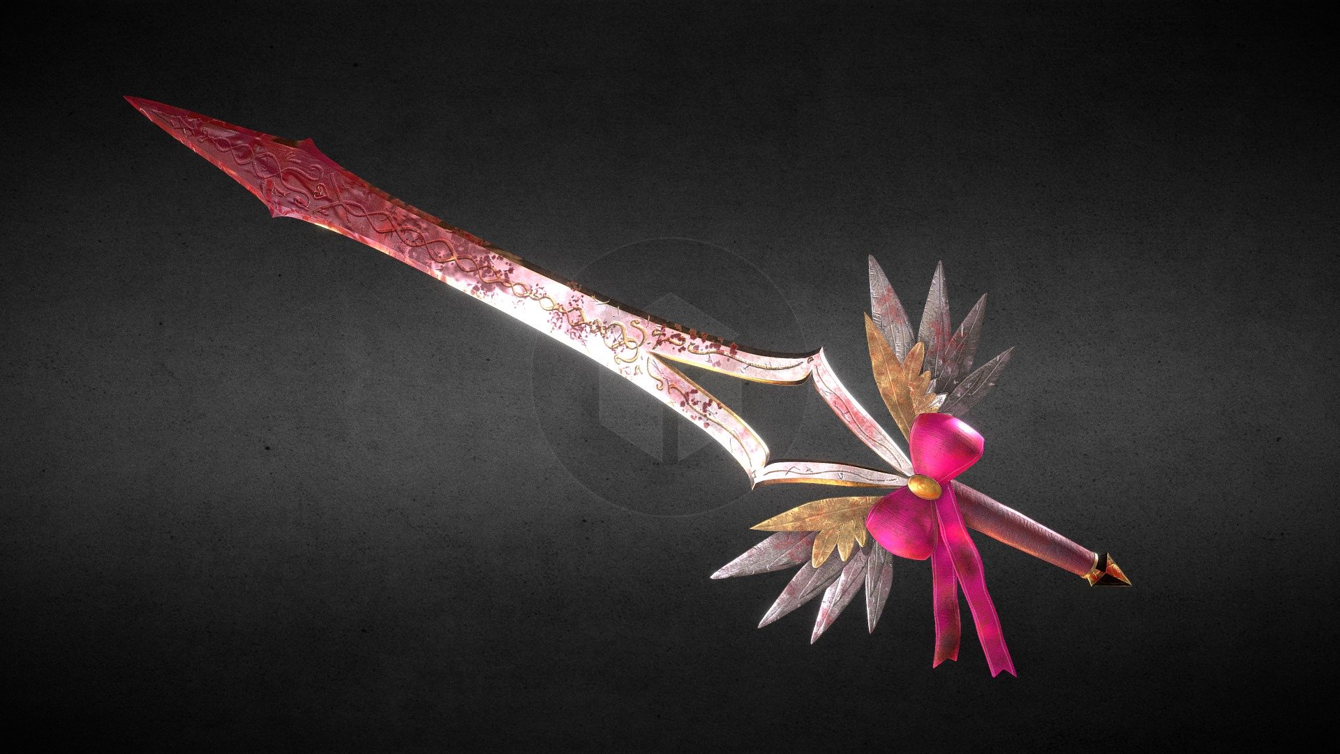 Valkyrie Blade (Dirty) - 3D model by cassy_lou_creates ...