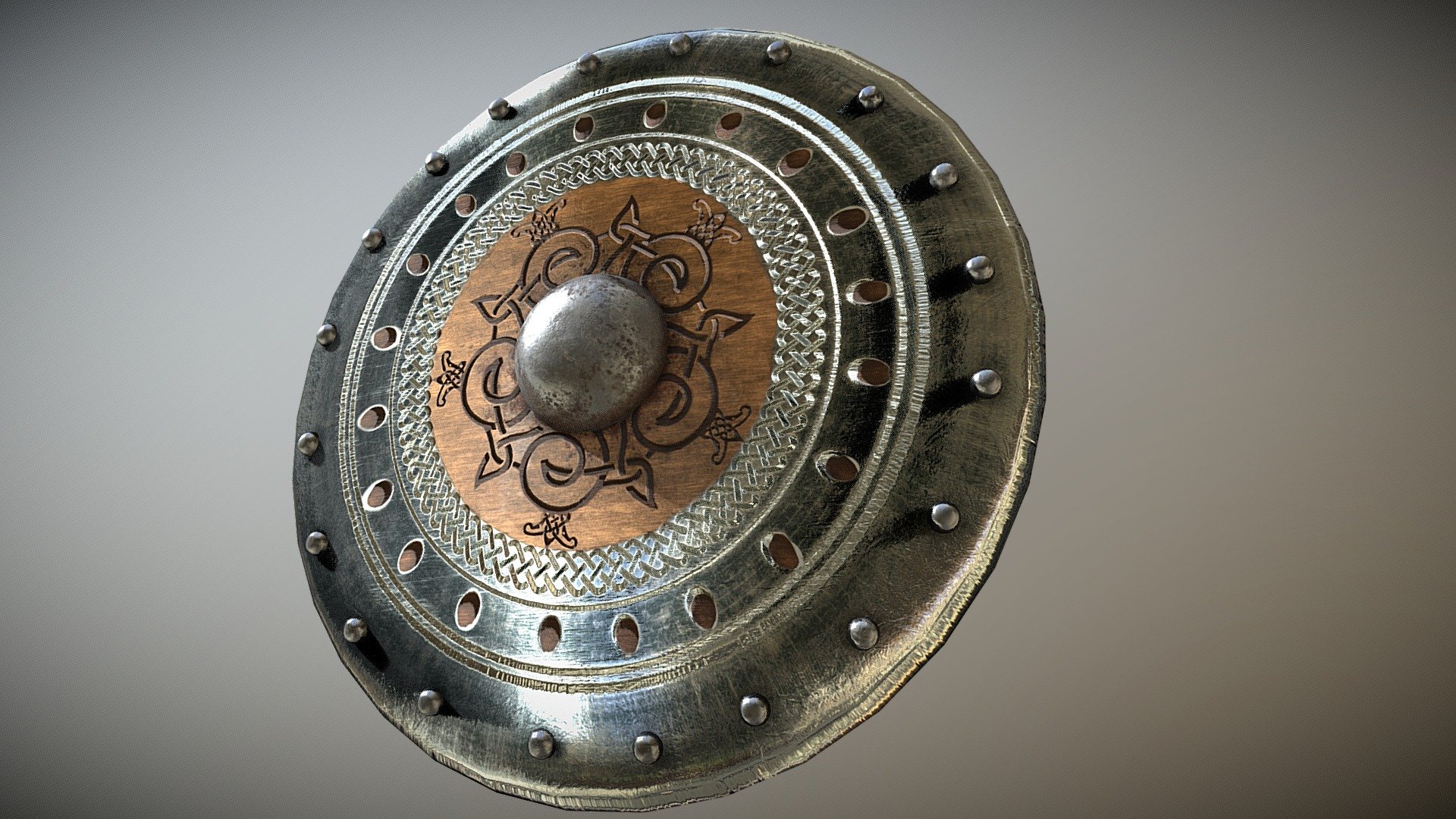 Viking shields fantasy weapons. Download Free. - Download Free 3D model ...