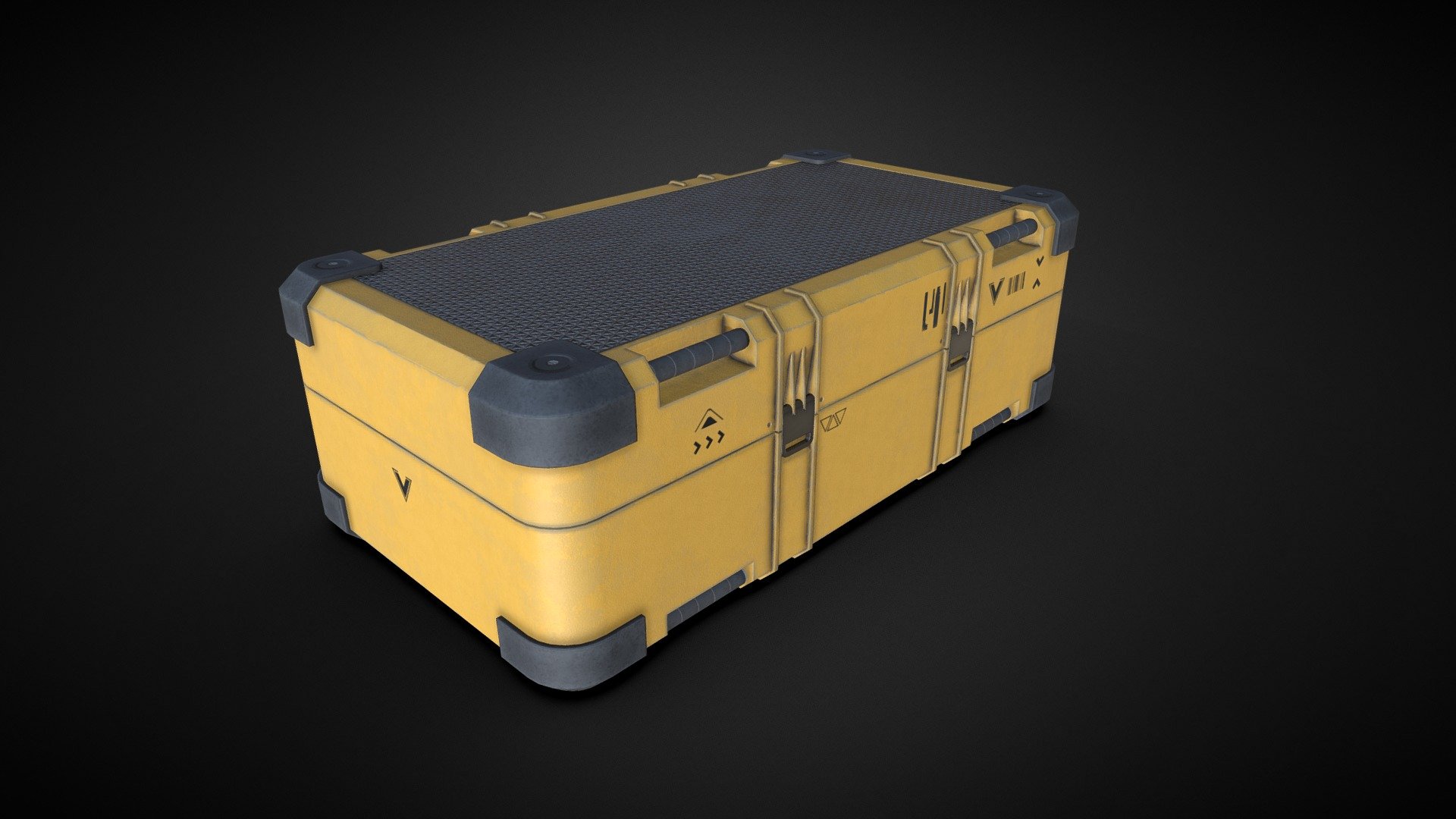 Sci-fi weapon box - 3D model by ursvamp_3d [519db61] - Sketchfab