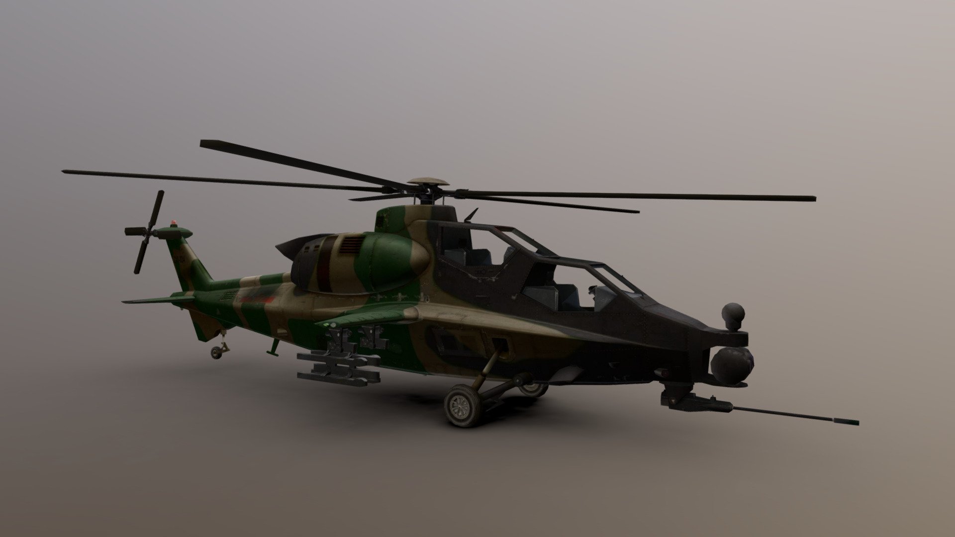 Changhe Z-10 - Download Free 3D model by 42manako [519df67] - Sketchfab