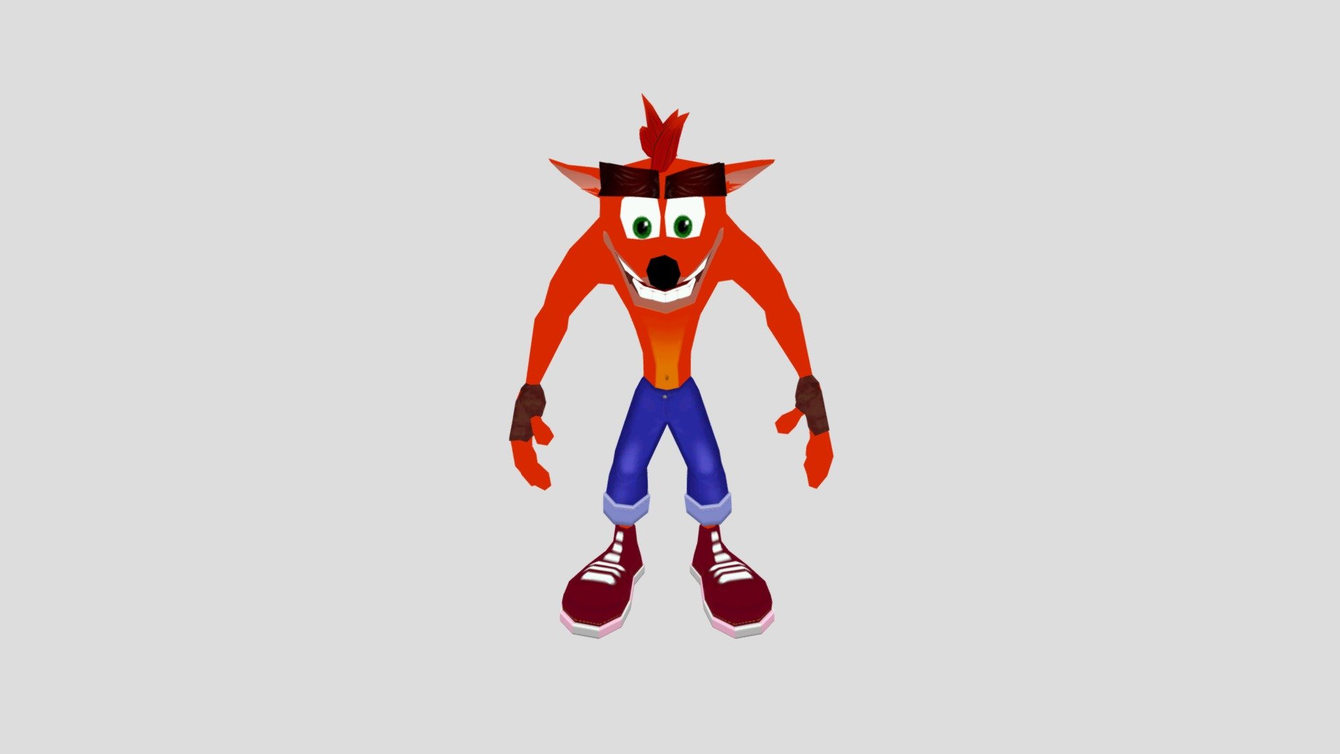 Xbox - Crash Bandicoot Wrath of Cortex - Crash B - 3D model by ...