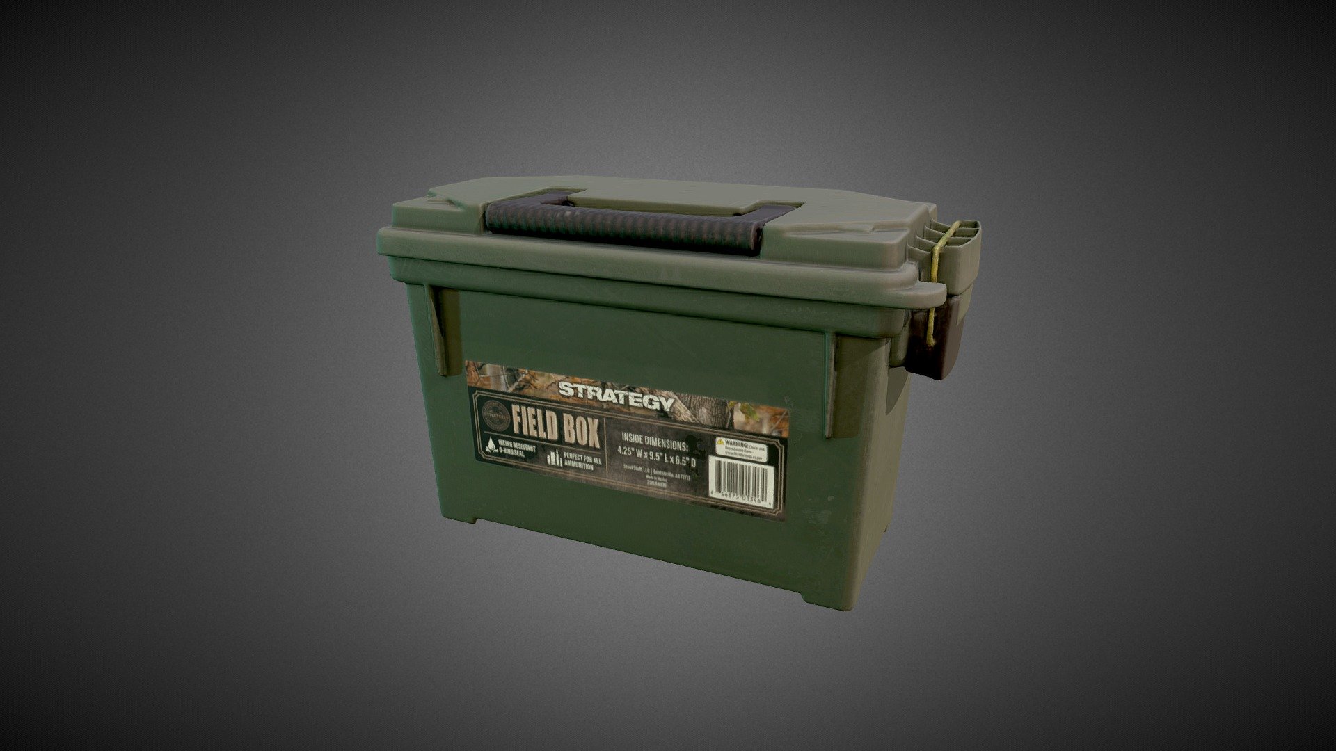Ammo Box 02 SD-Fast 3D Scan Sample - Buy Royalty Free 3D model by ...