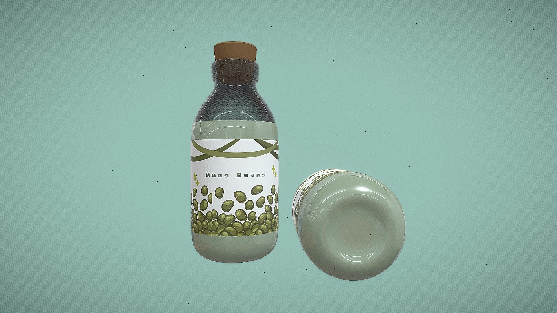 Mung Beans Milk - Download Free 3D model by Mirmiraaa [519f0b3] - Sketchfab