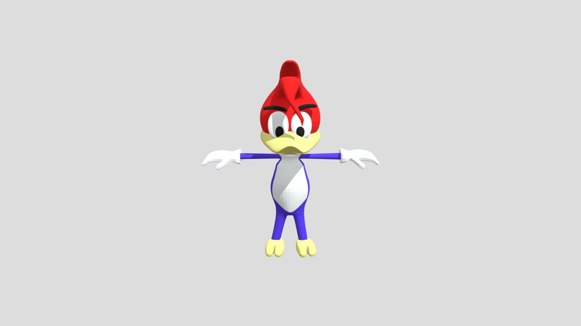 Pica Pau 3D For Game - 3D model by engenhariadaprogramacao [519f61d] - Sketchfab