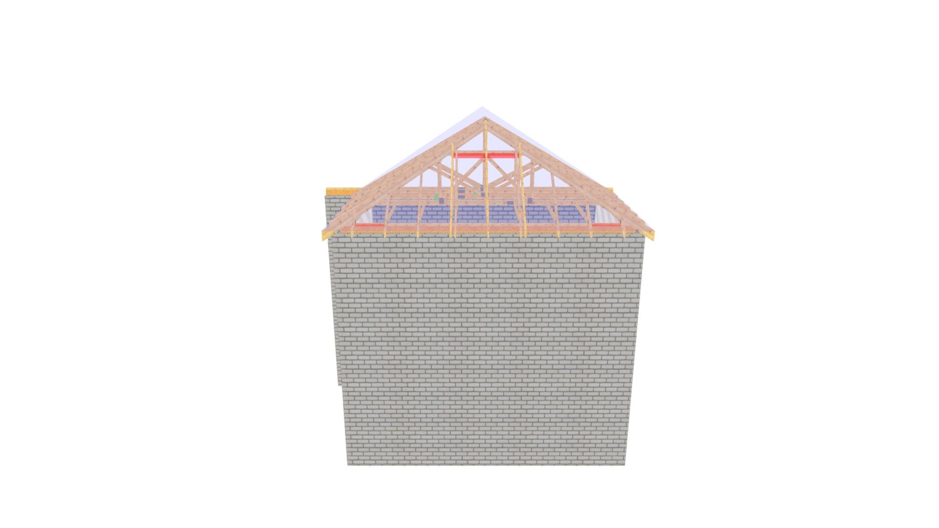 6441A - Proposed House Extension - 3D model by Muir Timber Systems ...