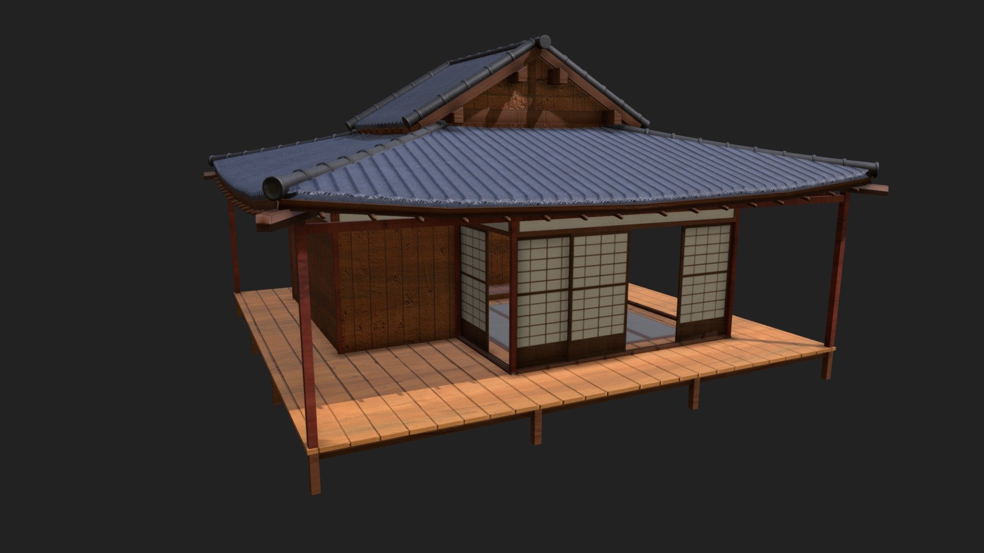 Tea House - 3D model by Raika_Wolf [51a139c] - Sketchfab