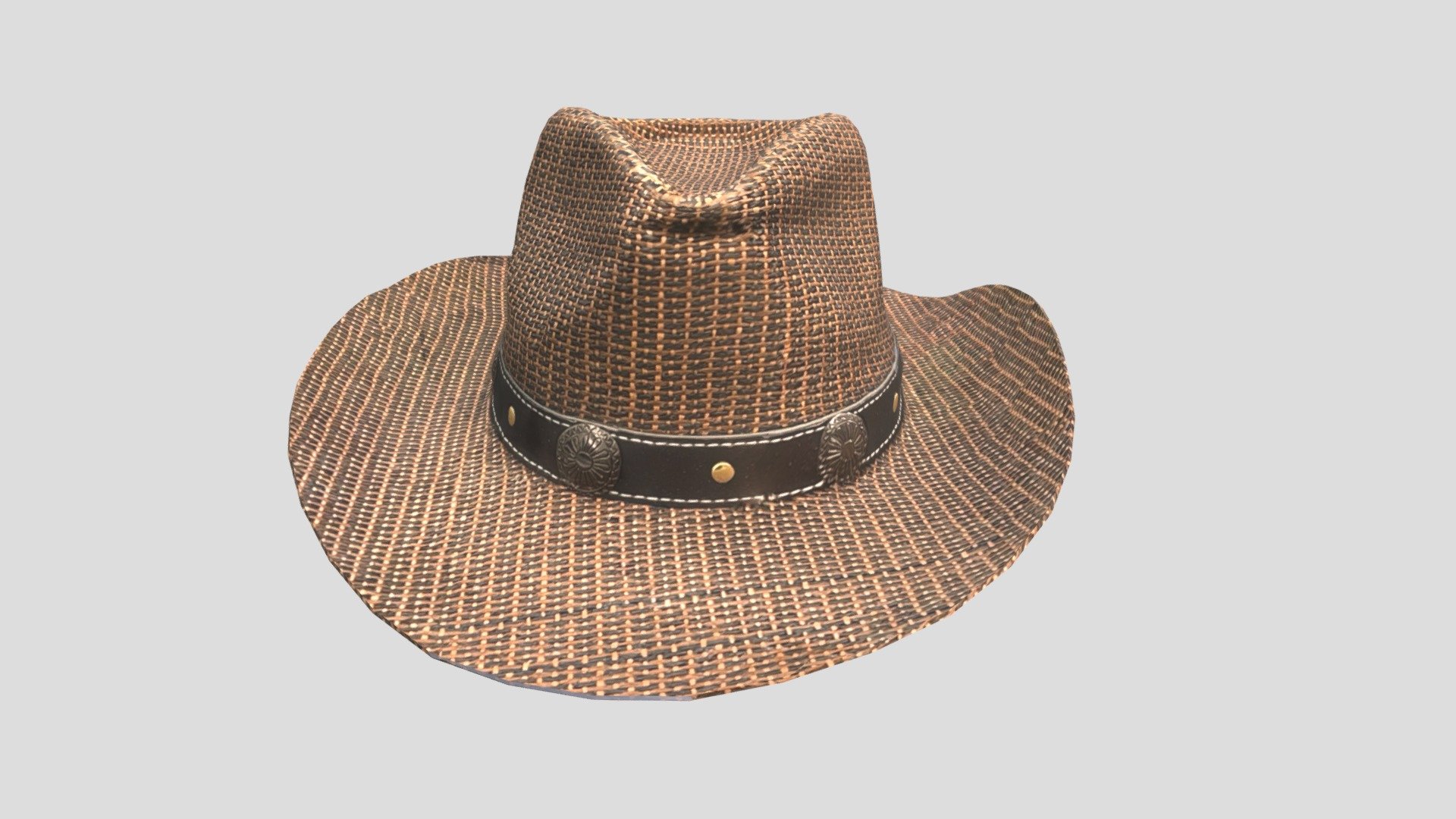 Mesh Cowboy Hat - Download Free 3D model by David Wigforss (@dwigfor ...