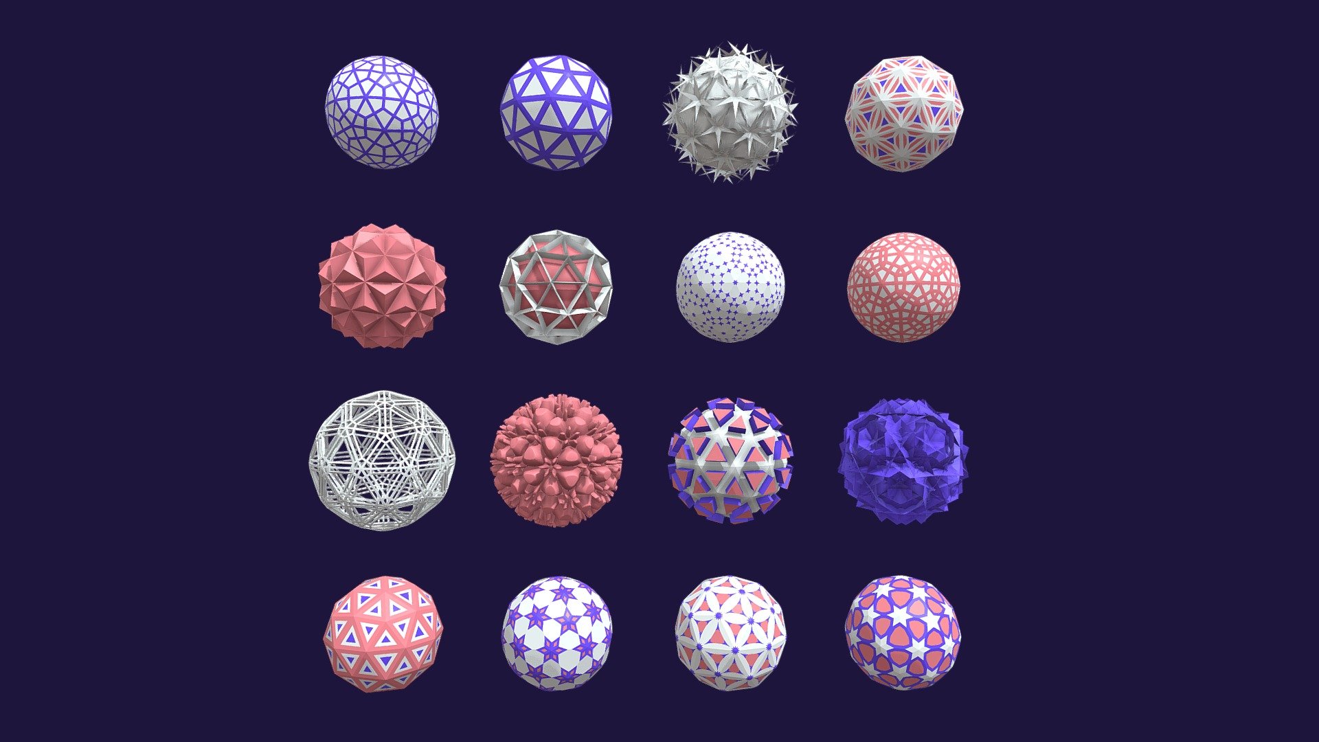 Icosphere Studies - Download Free 3D model by tamminen [51a2d28 ...