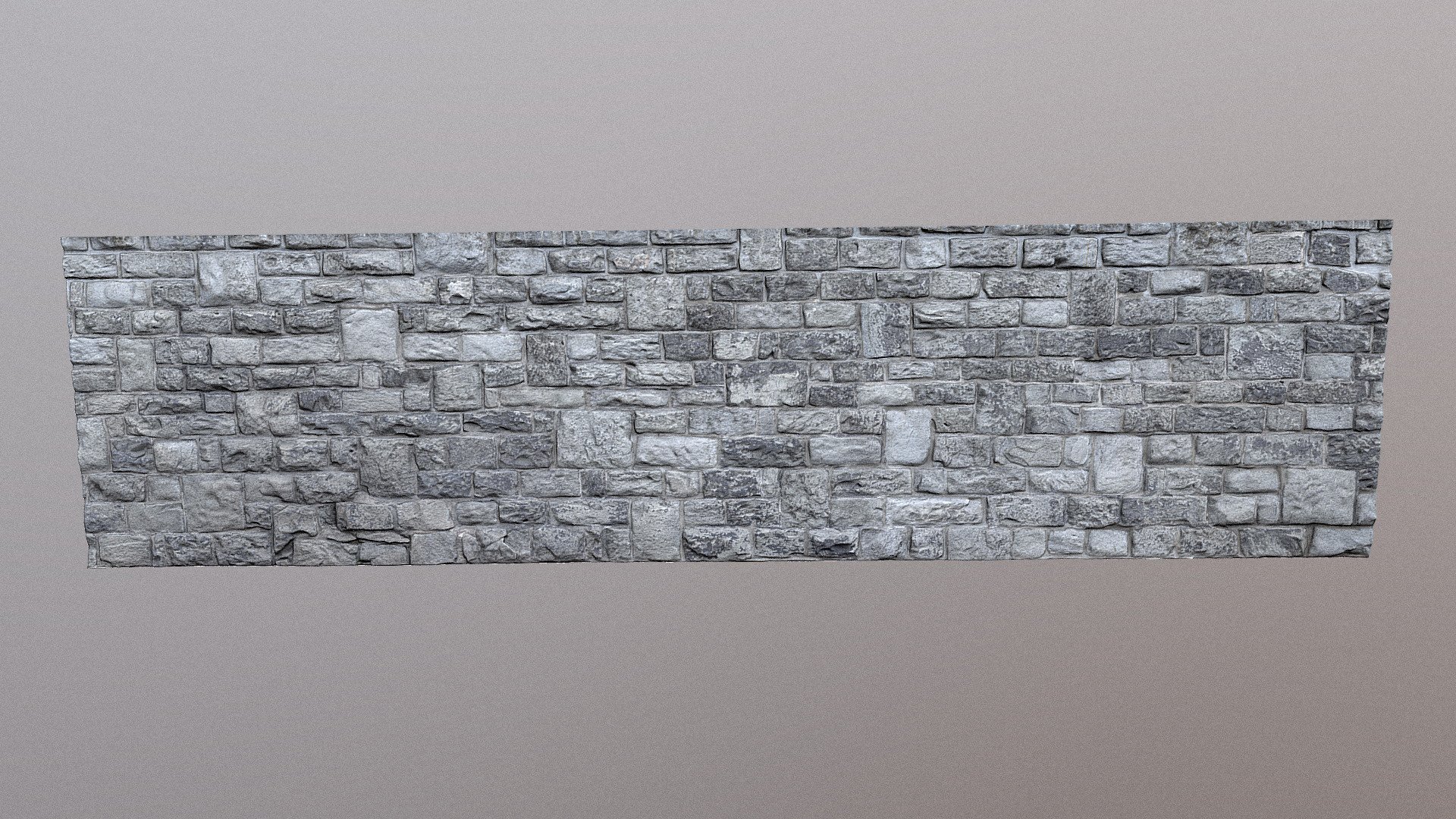 Long stone wall texture - 3D model by matousekfoto [51a3c06] - Sketchfab
