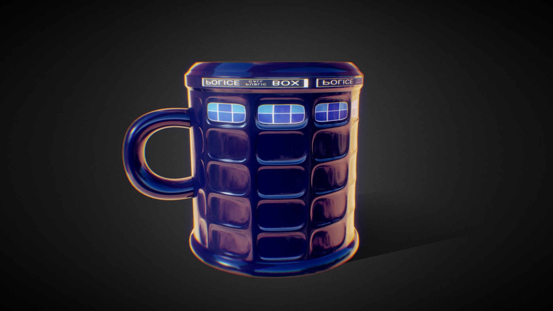 Doctor who Tardis Mug - Download Free 3D model by SPENGOOCER (@spencer ...