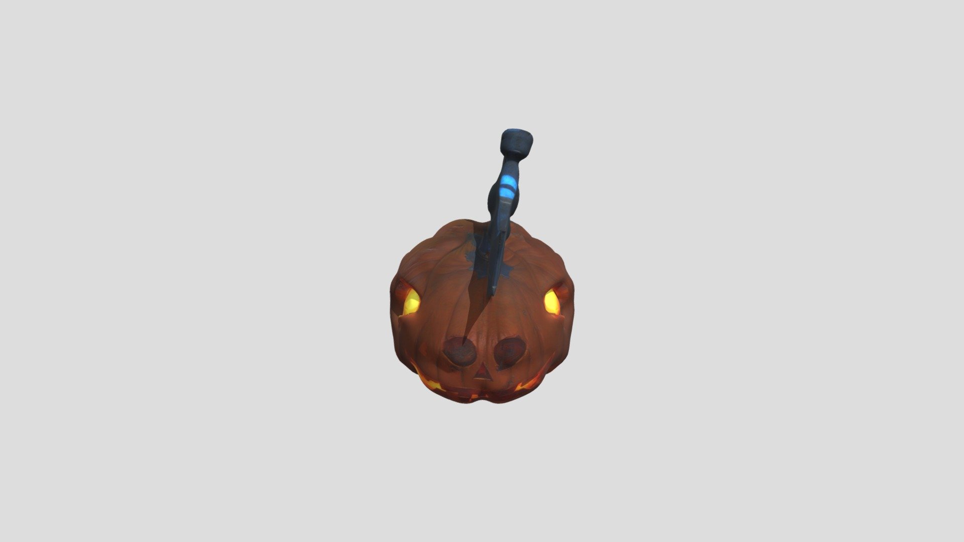 #halloween# pumpkin crimson metal pickaxe - 3D model by Crushinblu ...