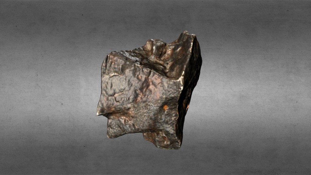 Nickel Iron Meteorite | Meteorit haearn nicel - 3D model by Amgueddfa ...