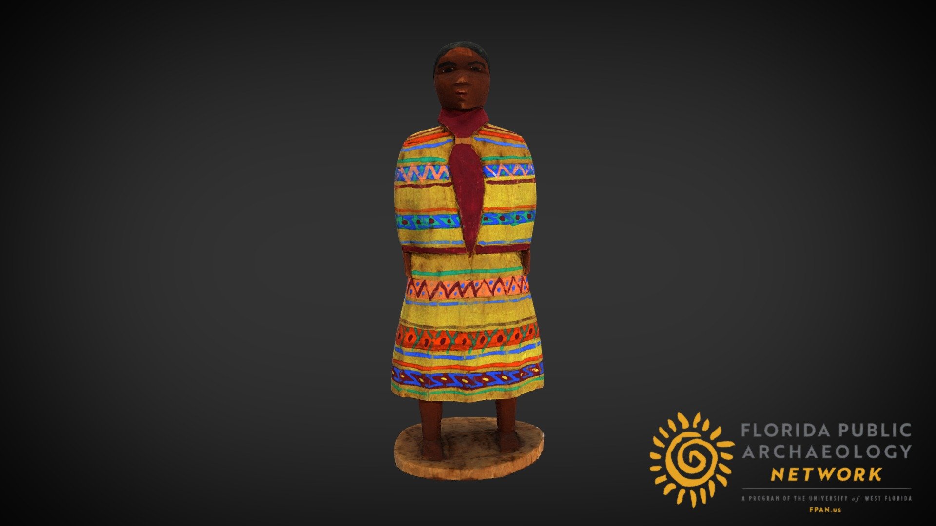 Carved Seminole Man - Download Free 3D model by Florida Public ...