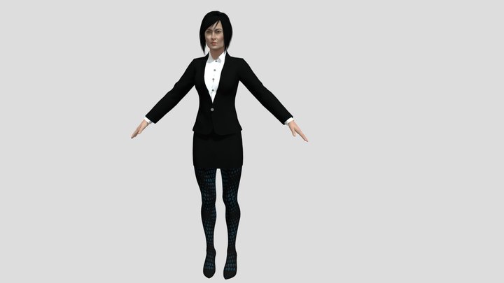 Female-character 3D models - Sketchfab