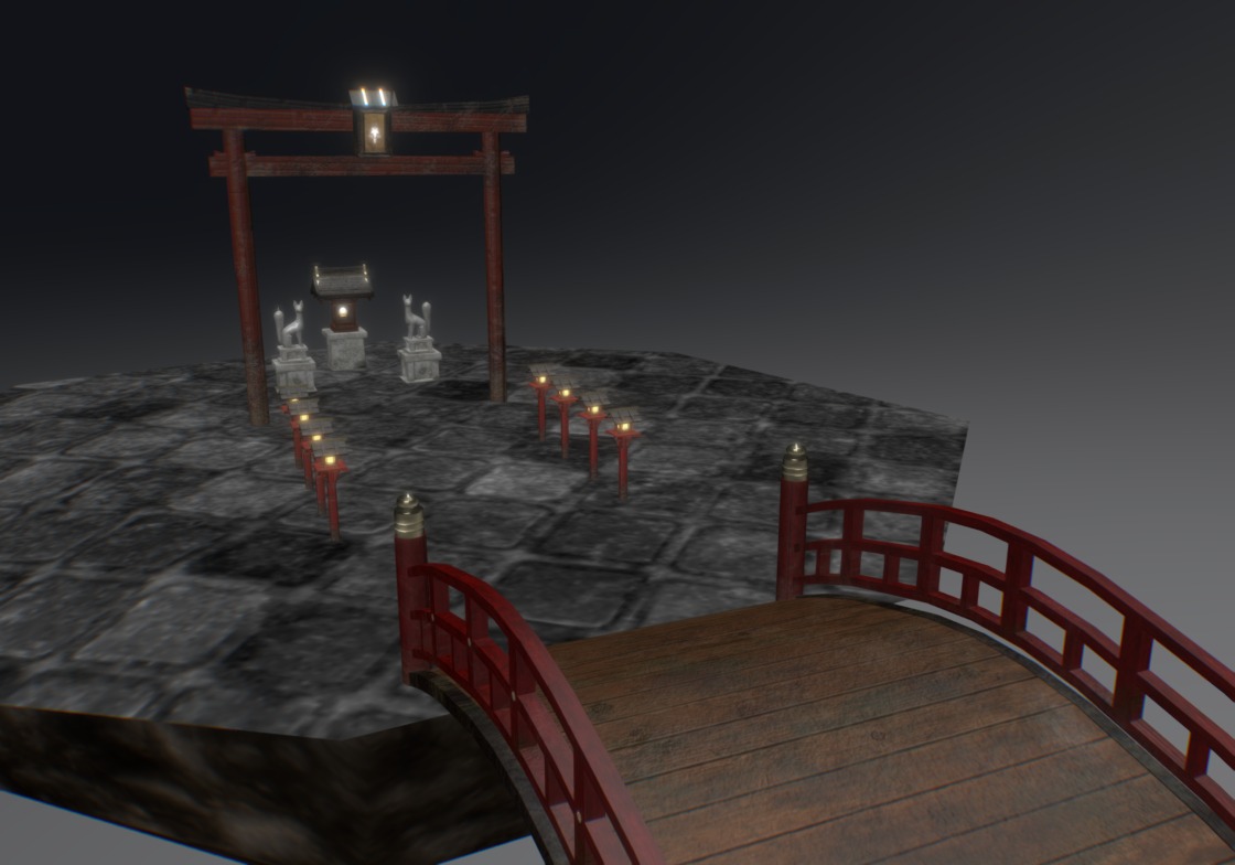 Temple Scene - 3D model by LaweryWang (@lawery_wang) [51ac7ce] - Sketchfab