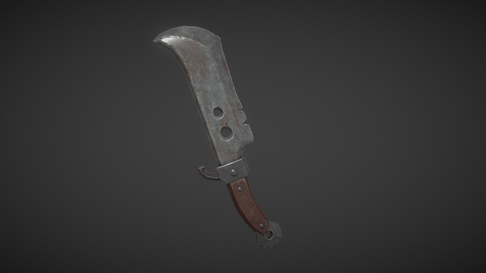 Stylized bandit knife - 3D model by Future27 [51aef72] - Sketchfab