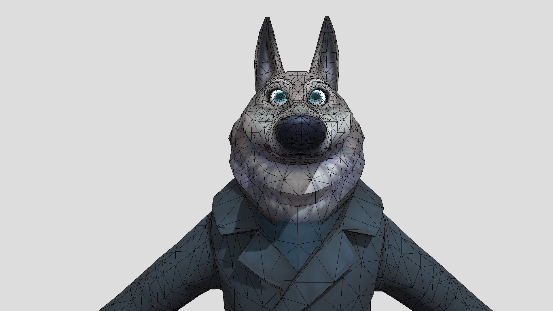 Wolf - Download Free 3D model by theamazingdonovan207 [51afd92] - Sketchfab
