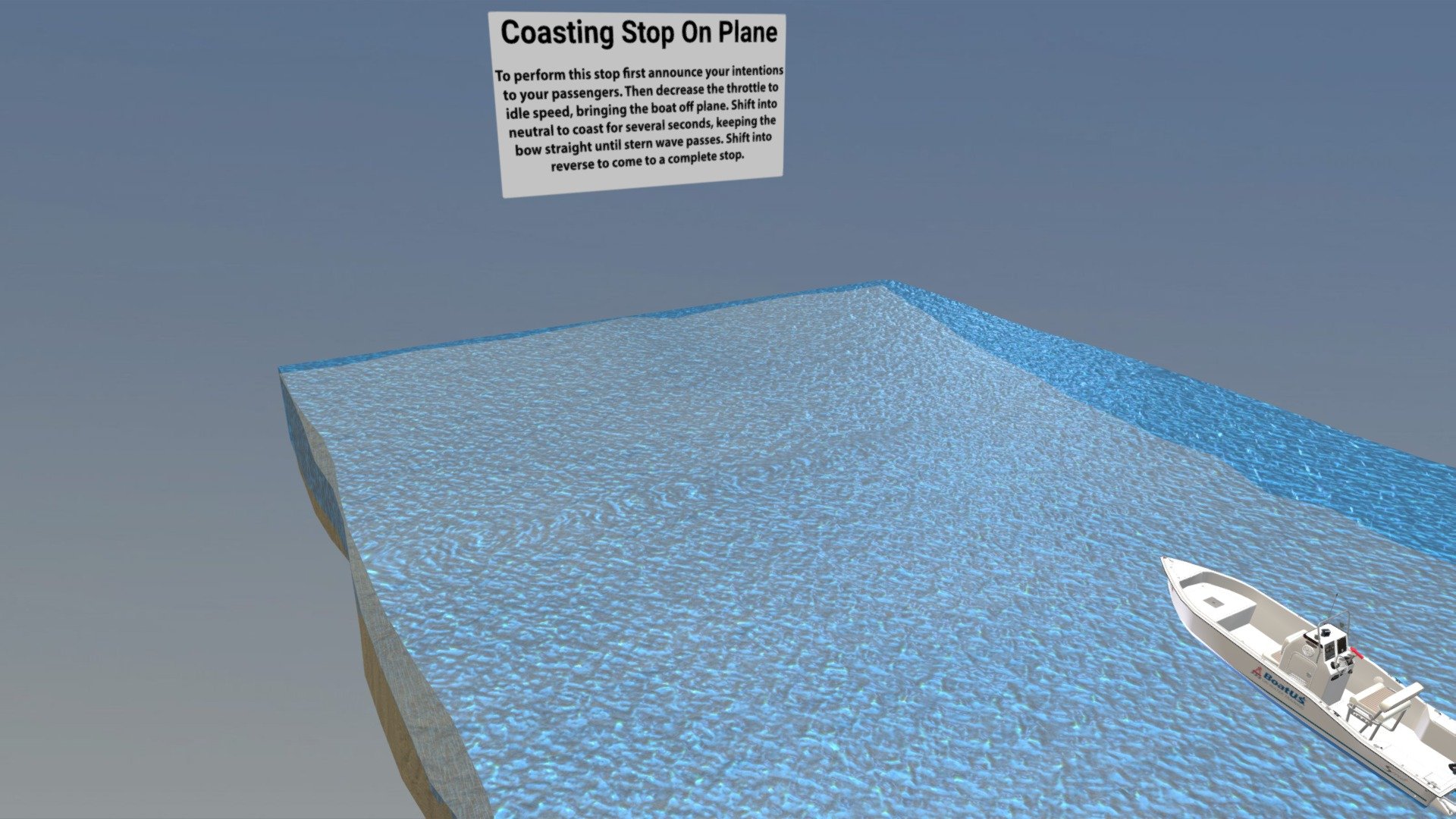 OWT - Coasting Stop On Plane - 3D model by BoatUS Foundation ...