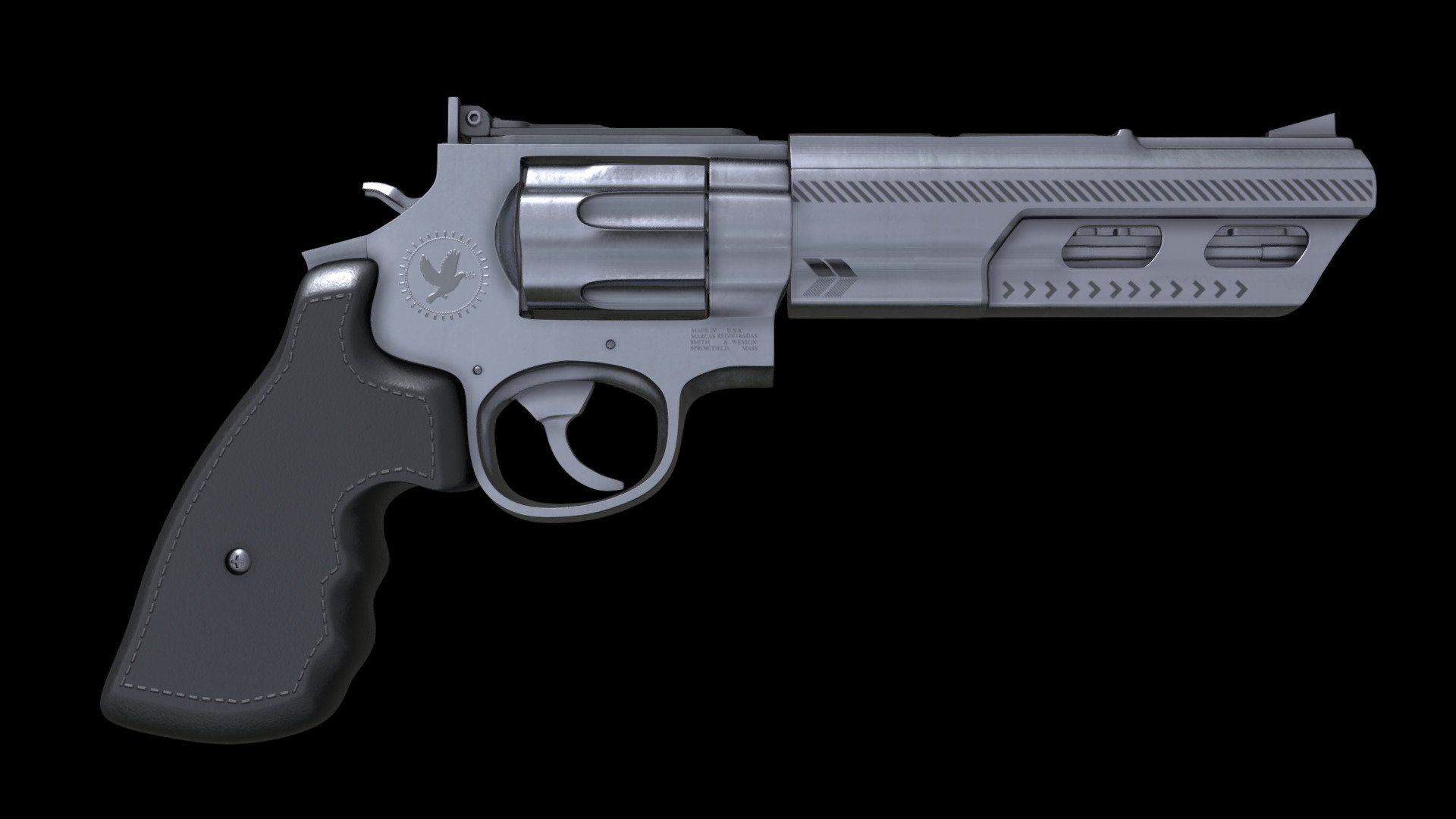 Gun Three - Buy Royalty Free 3D model by Jon Marsee (@jdmarsee ...