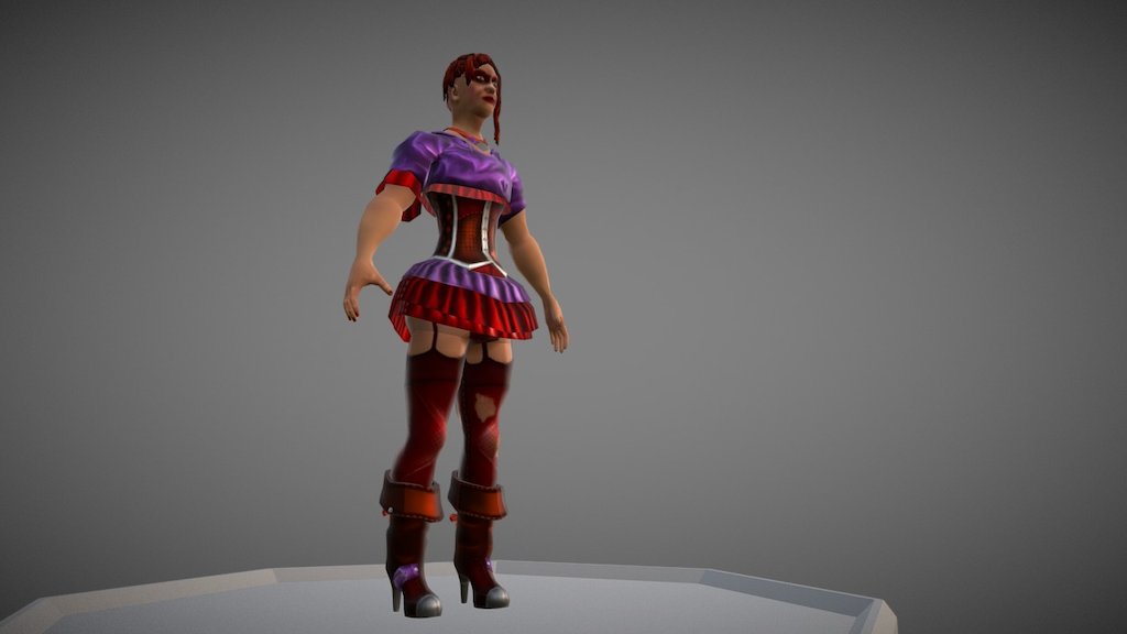 Drag Brothel Pimp (male) Update_final - 3D model by Bartosz Tutak ...