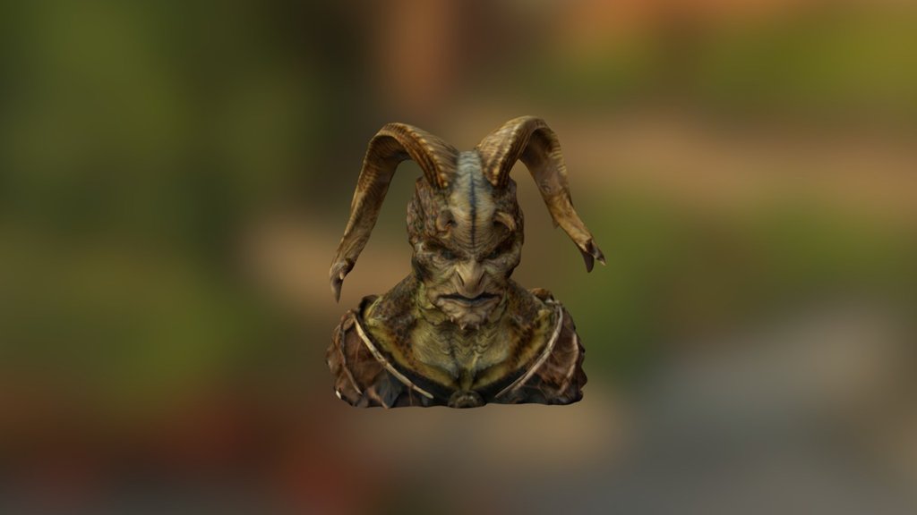 Horned Creature - 3D model by russellprestonbrown [51b5a5c] - Sketchfab