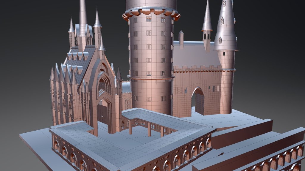 Castle - 3D model by kelseyvistro [51b6a40] - Sketchfab