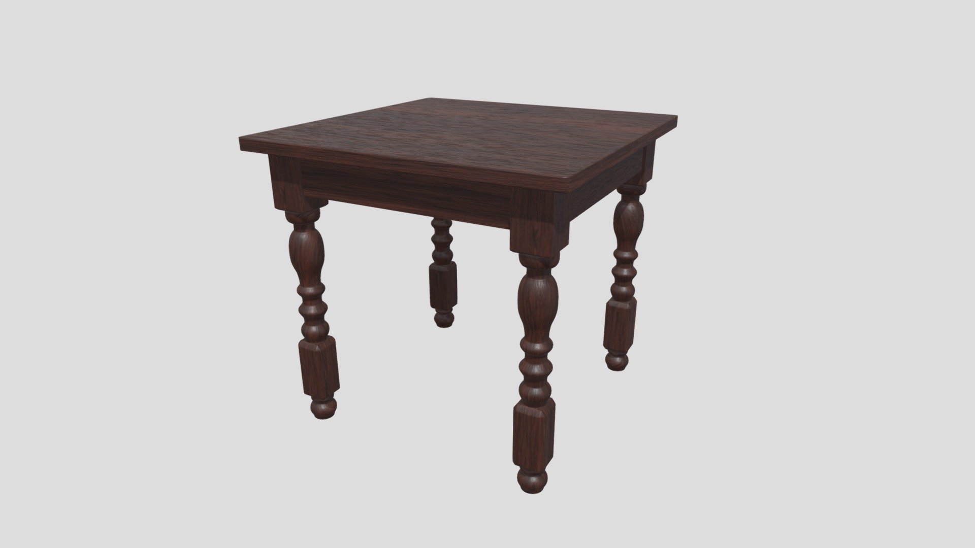 Small Table - Buy Royalty Free 3D model by Ed+ (@EDplus) [51b6b87 ...