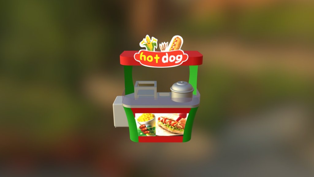 Sweet Corn Booth - 3D model by Kumarji [51b6e3a] - Sketchfab