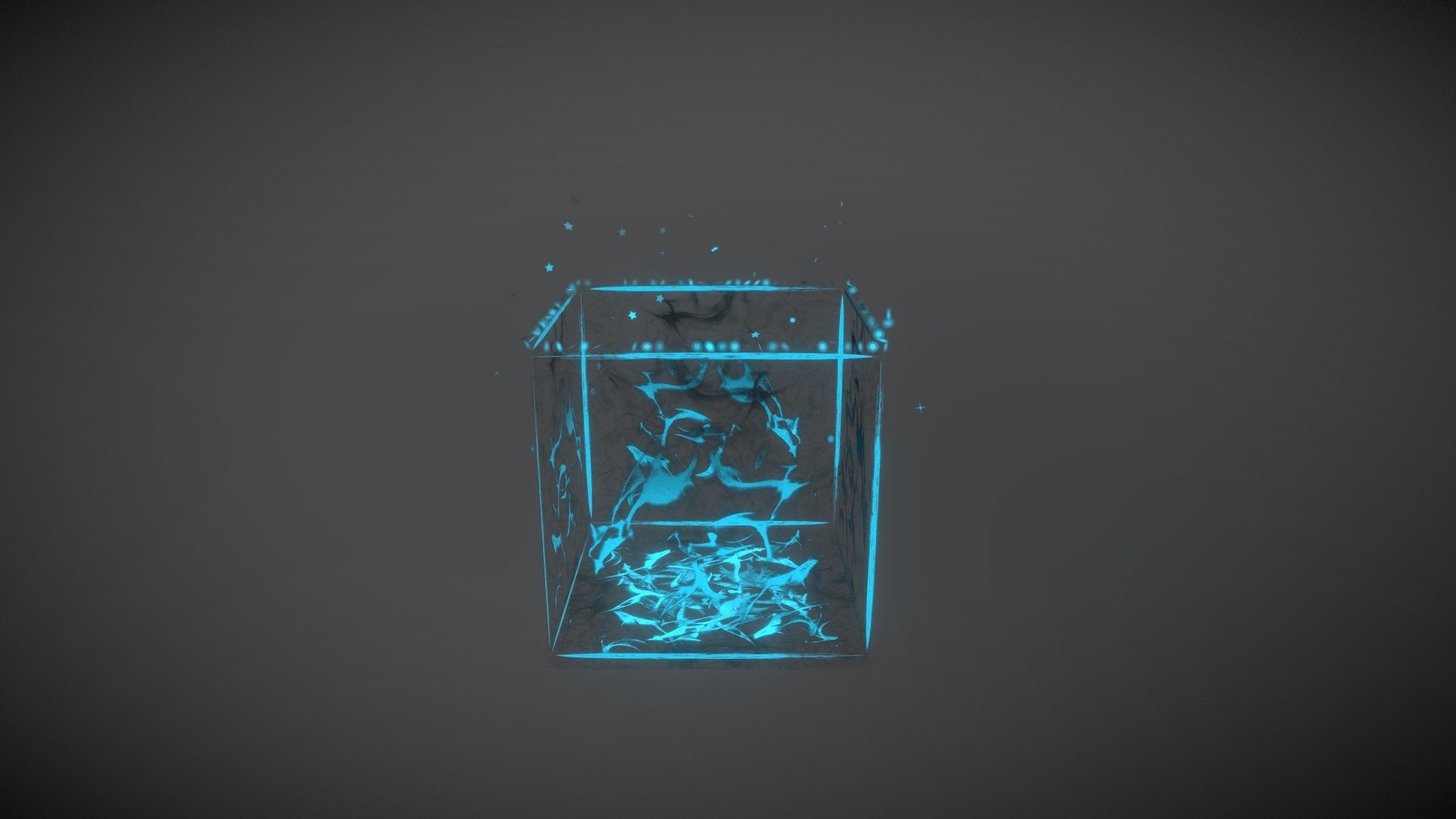 Blue fire Cube - Download Free 3D model by NG-BloxYT [51b8643] - Sketchfab