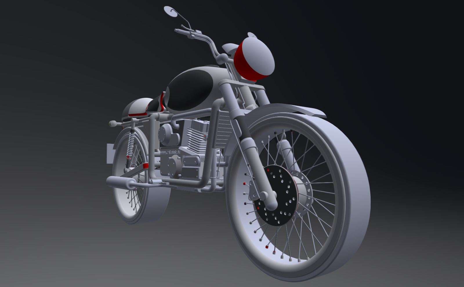 Motorcycle - 3D model by callbusy [51b9187] - Sketchfab