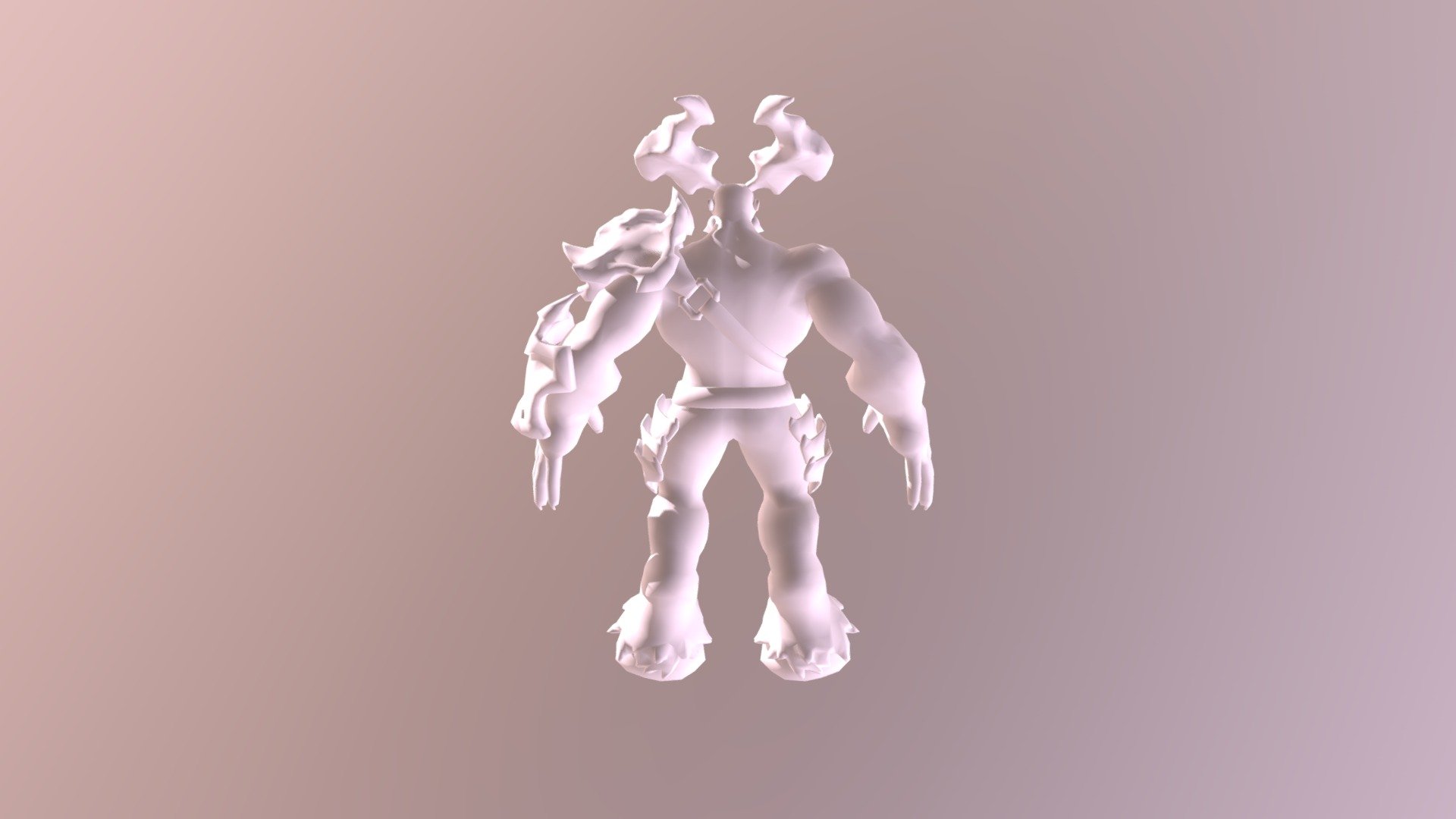 Demon Low - 3D model by Khanzo [51b931c] - Sketchfab
