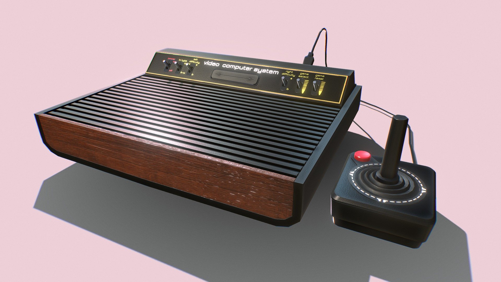 Atari 2600 - Buy Royalty Free 3D model by omg3d [51b9945] - Sketchfab Store