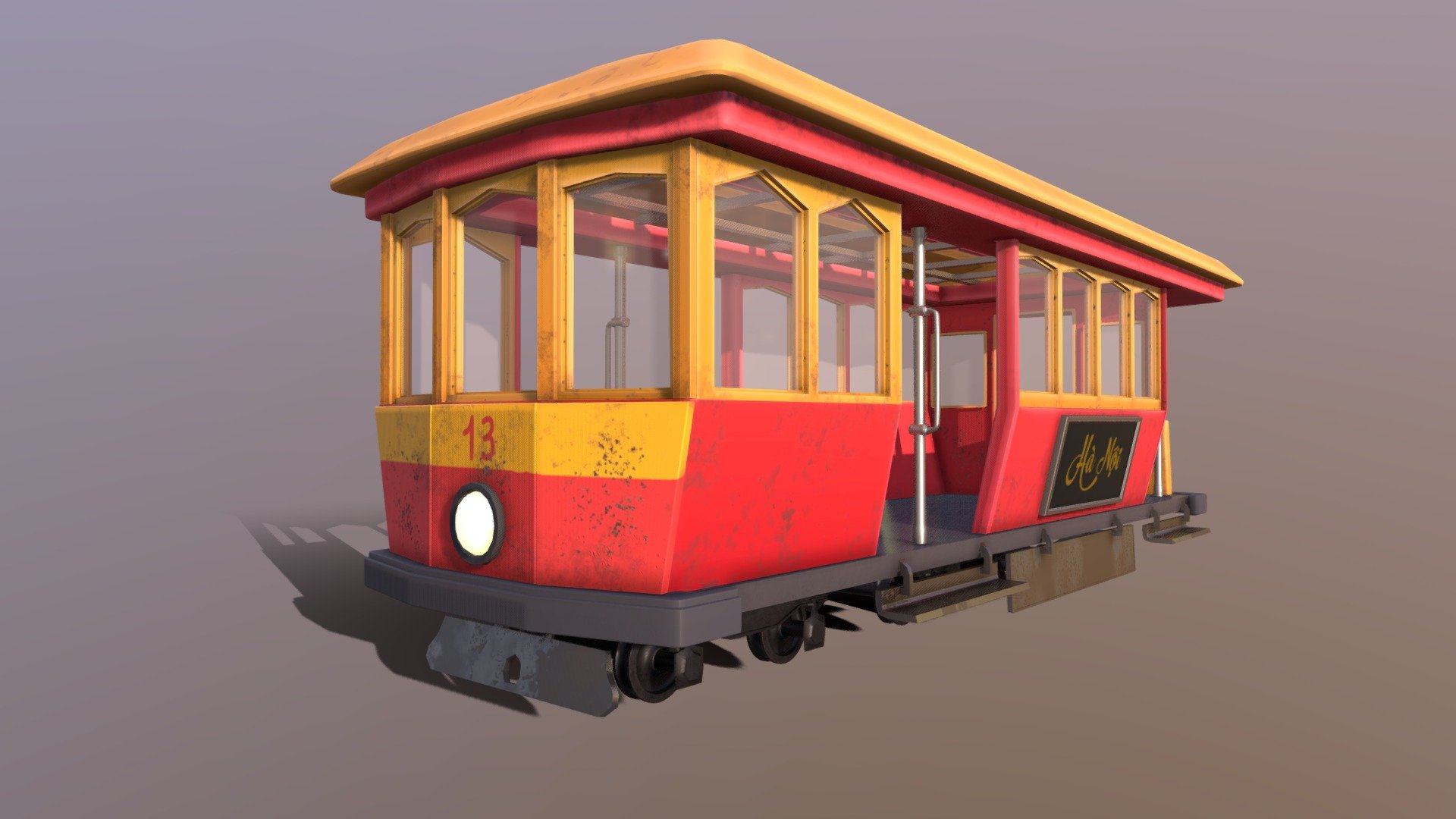 Stylized Train - 3D model by Thang Duc (@ducthangan09) [51b9e47 ...