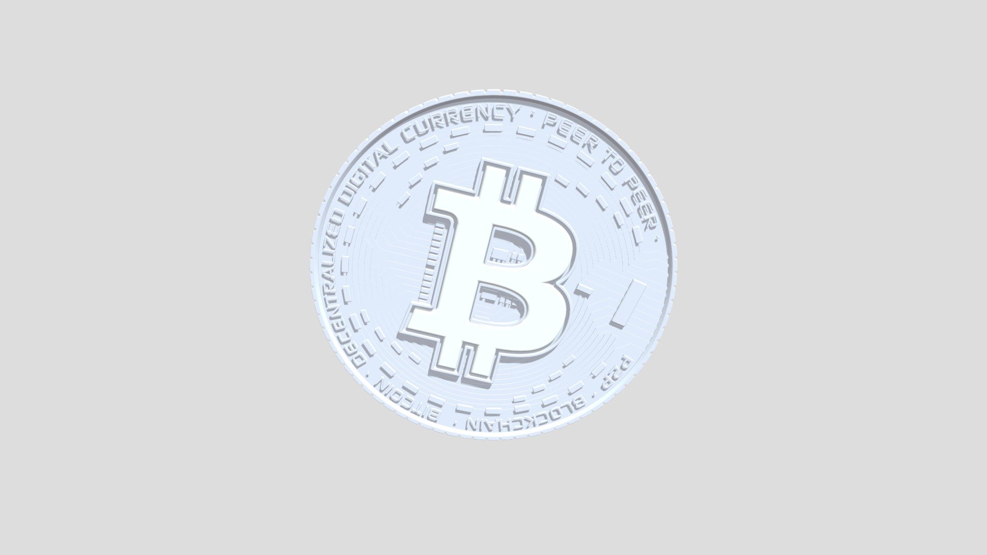 Bitcoin Metal Coin - Download Free 3D model by samimarkus [51bbc3c ...
