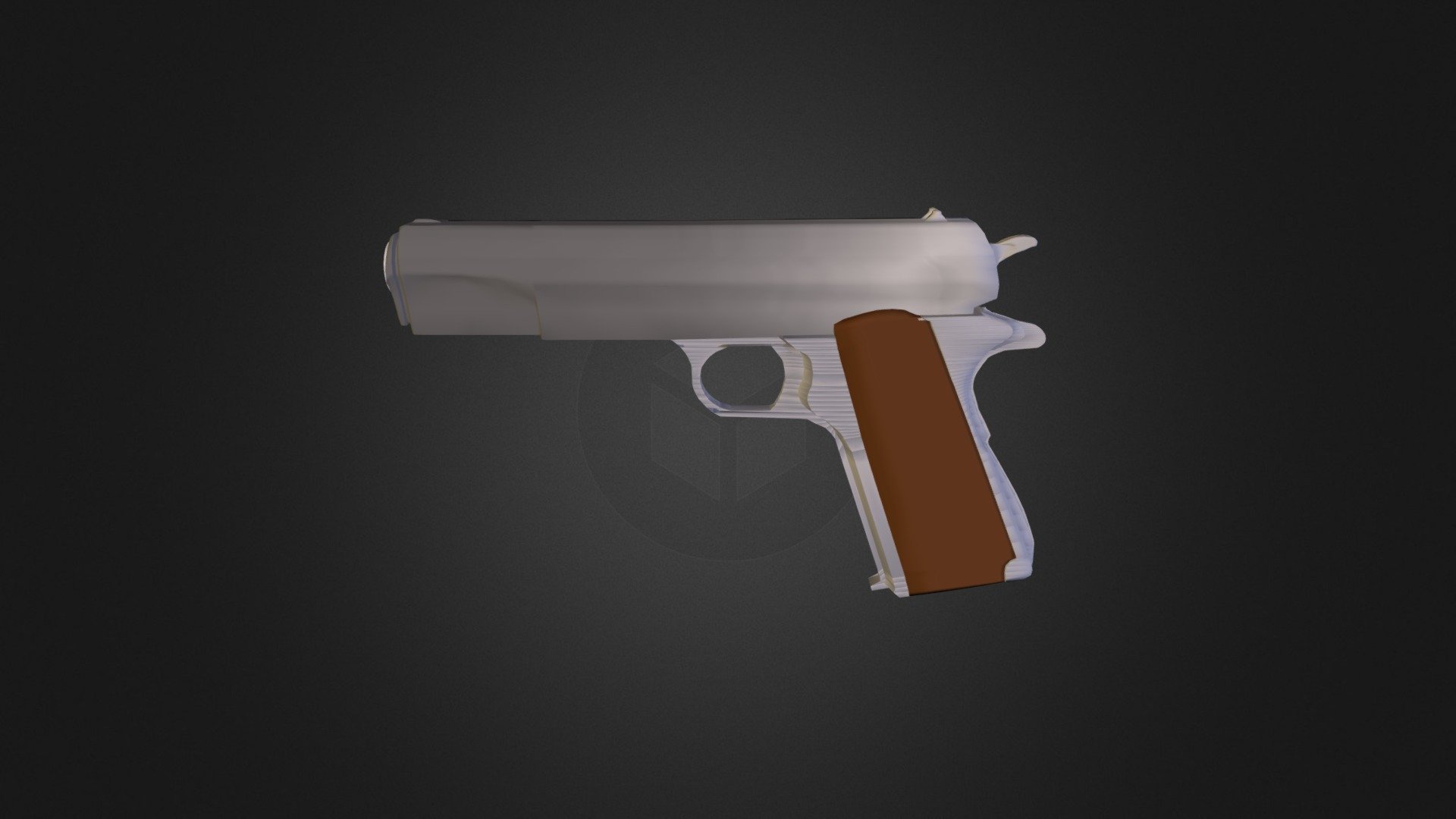 Gun-Pistol Colt 1911 - 3D model by yogevmeckler [51bd04c] - Sketchfab