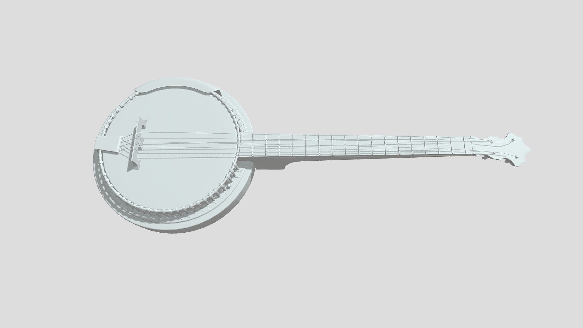 Banjo - Download Free 3D model by Jagan kumar (@Jagan_kumar) [51bd95c ...