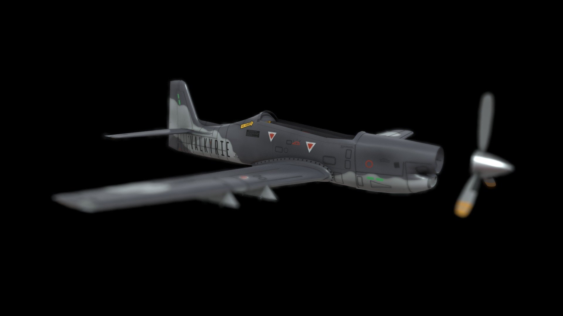 T-27M Tucano Valkyrie - 3D model by leofallow (@leonardololnoo ...
