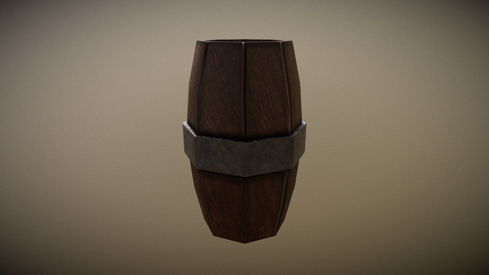 Barrel - low poly - game assets - 3D model by gameBelieve (@eduardo ...