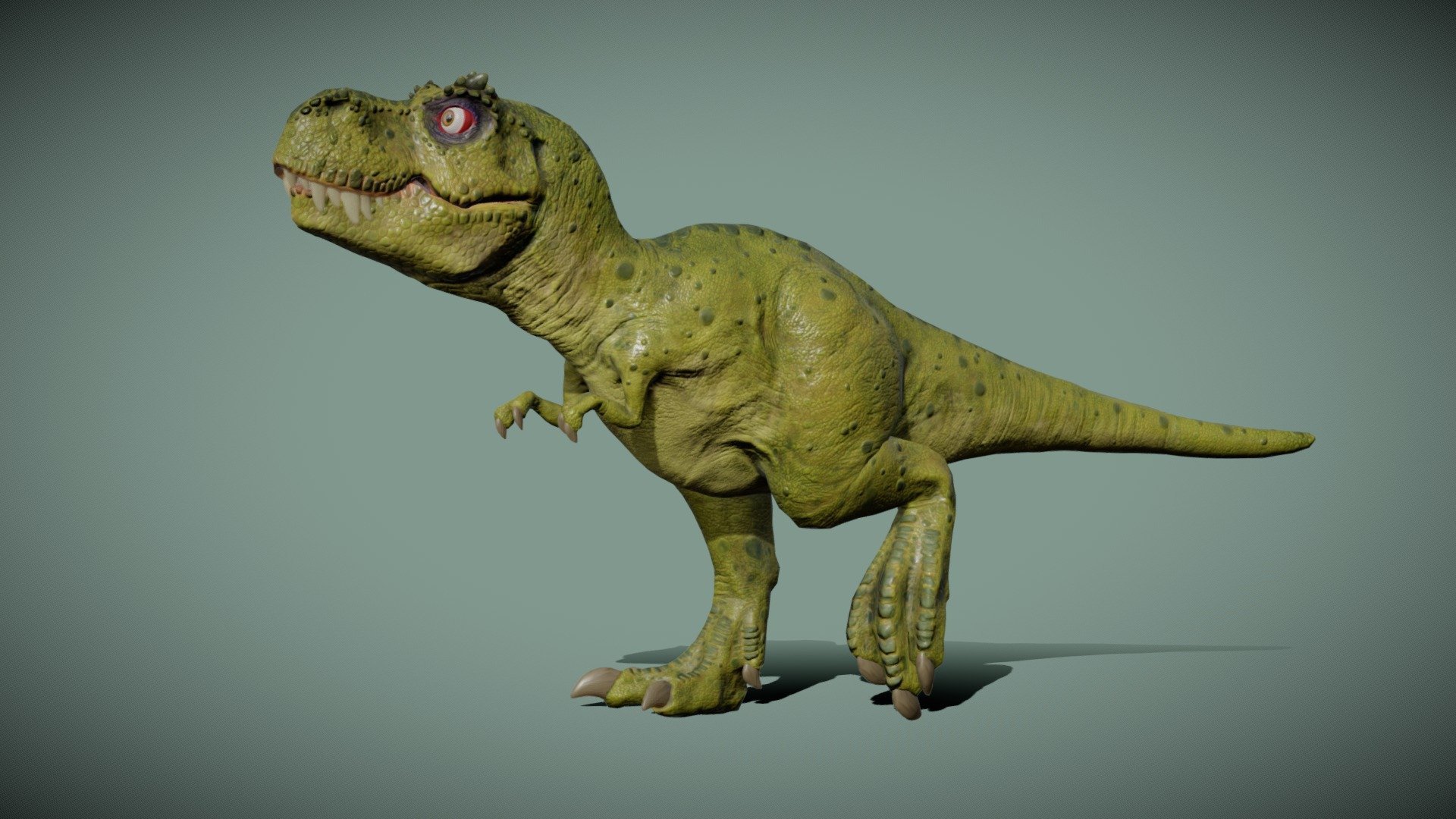 Trex (Cartoon version) 3.2 - Buy Royalty Free 3D model by 3dartstevenz [51c2167] - Sketchfab Store