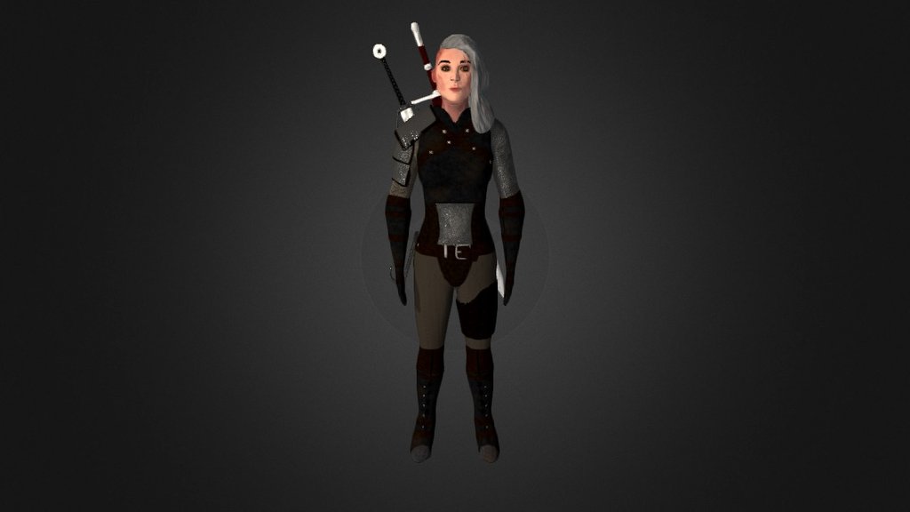 Witcher Female - 3D model by Jawsnz (@archvizer) [51c21f5] - Sketchfab