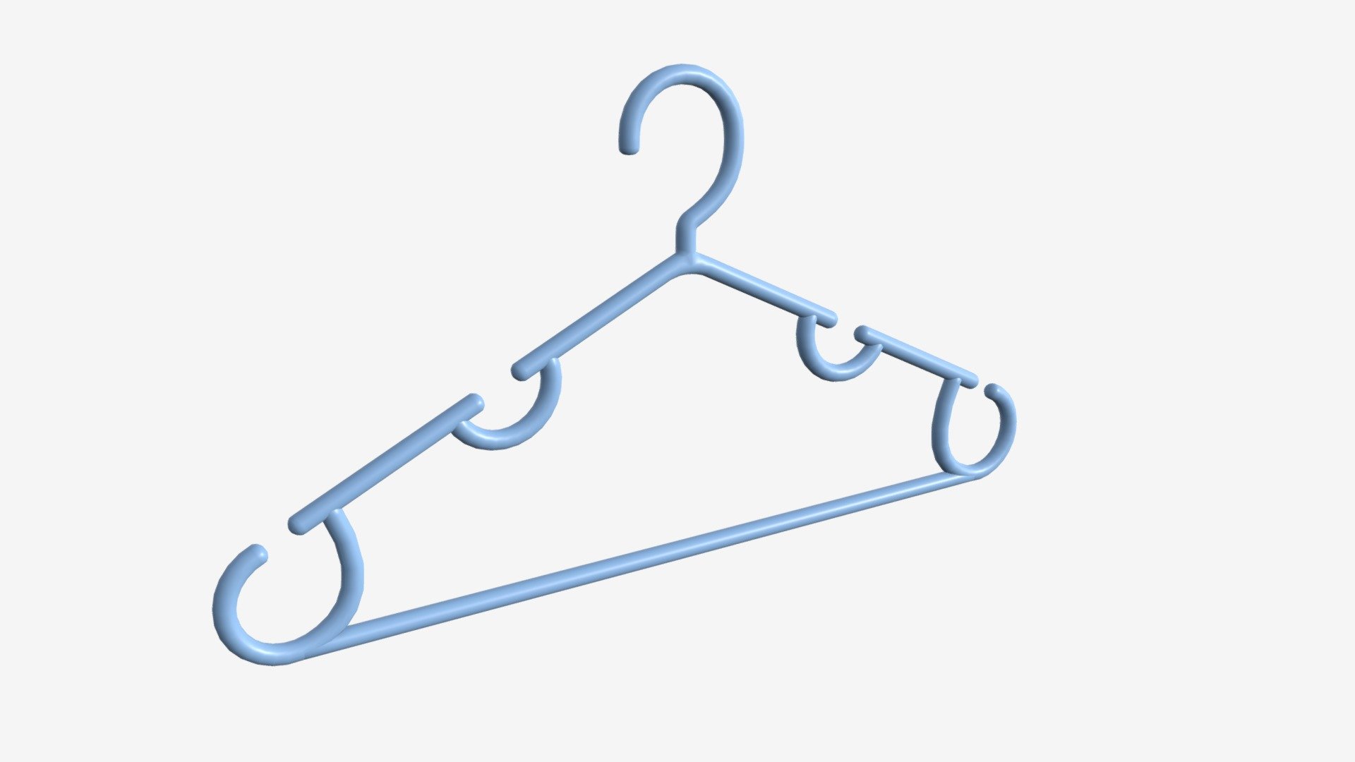 Hanger For Clothes Plastic 03 - Buy Royalty Free 3D model by HQ3DMOD ...
