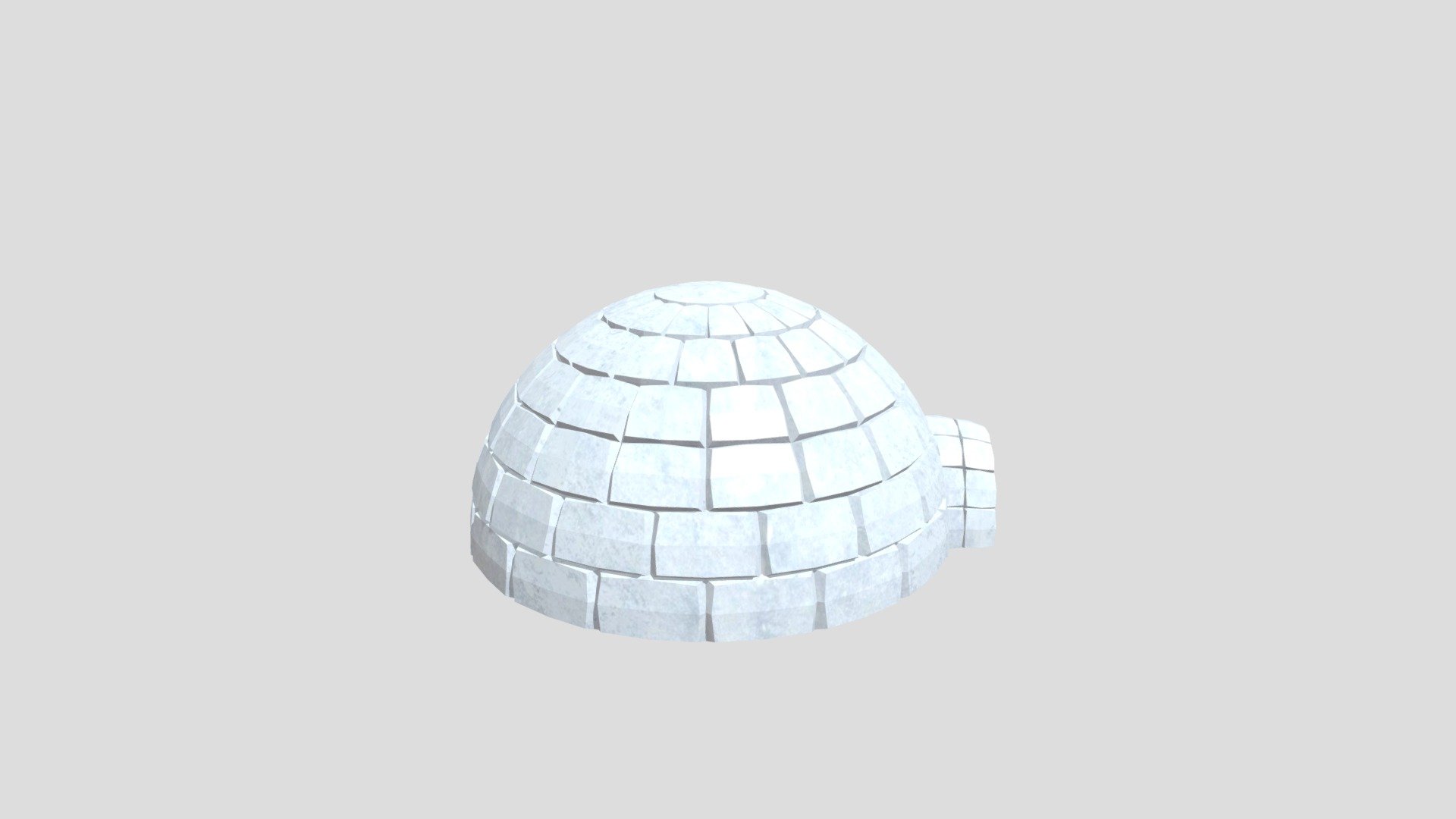 Igloo - 3D model by CathrineSageng [51c2f8d] - Sketchfab
