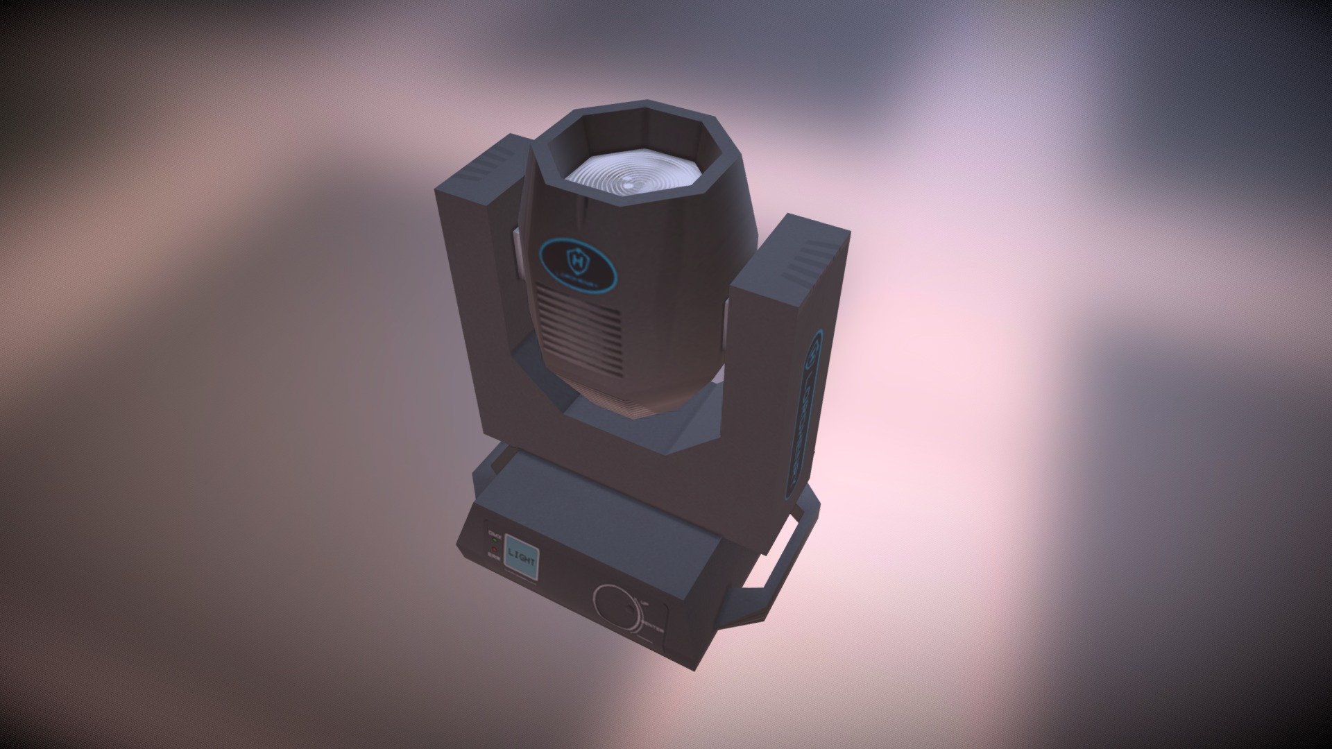 Moving Head Beam (low Poly) - Download Free 3D model by Lord Henry ...