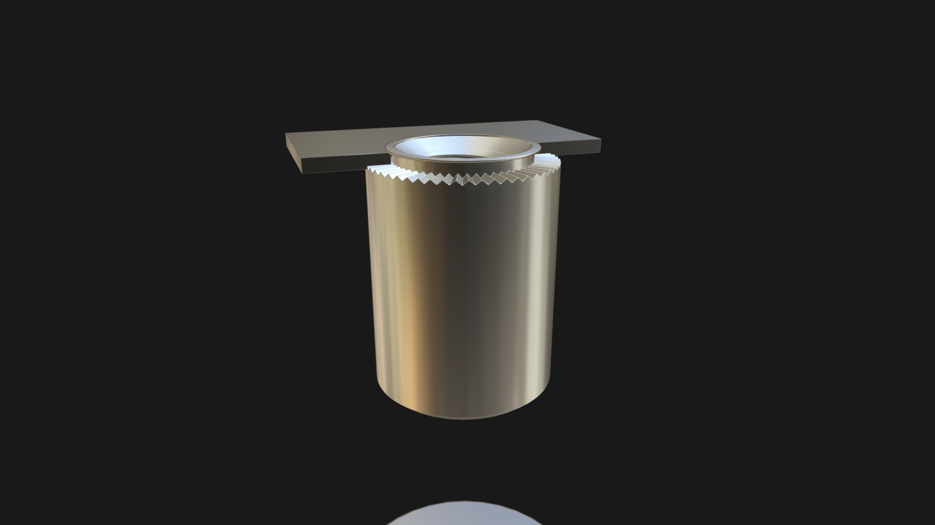 Rivet Bush - Serrated Face Standoff - 3D model by TR-Fastenings ...