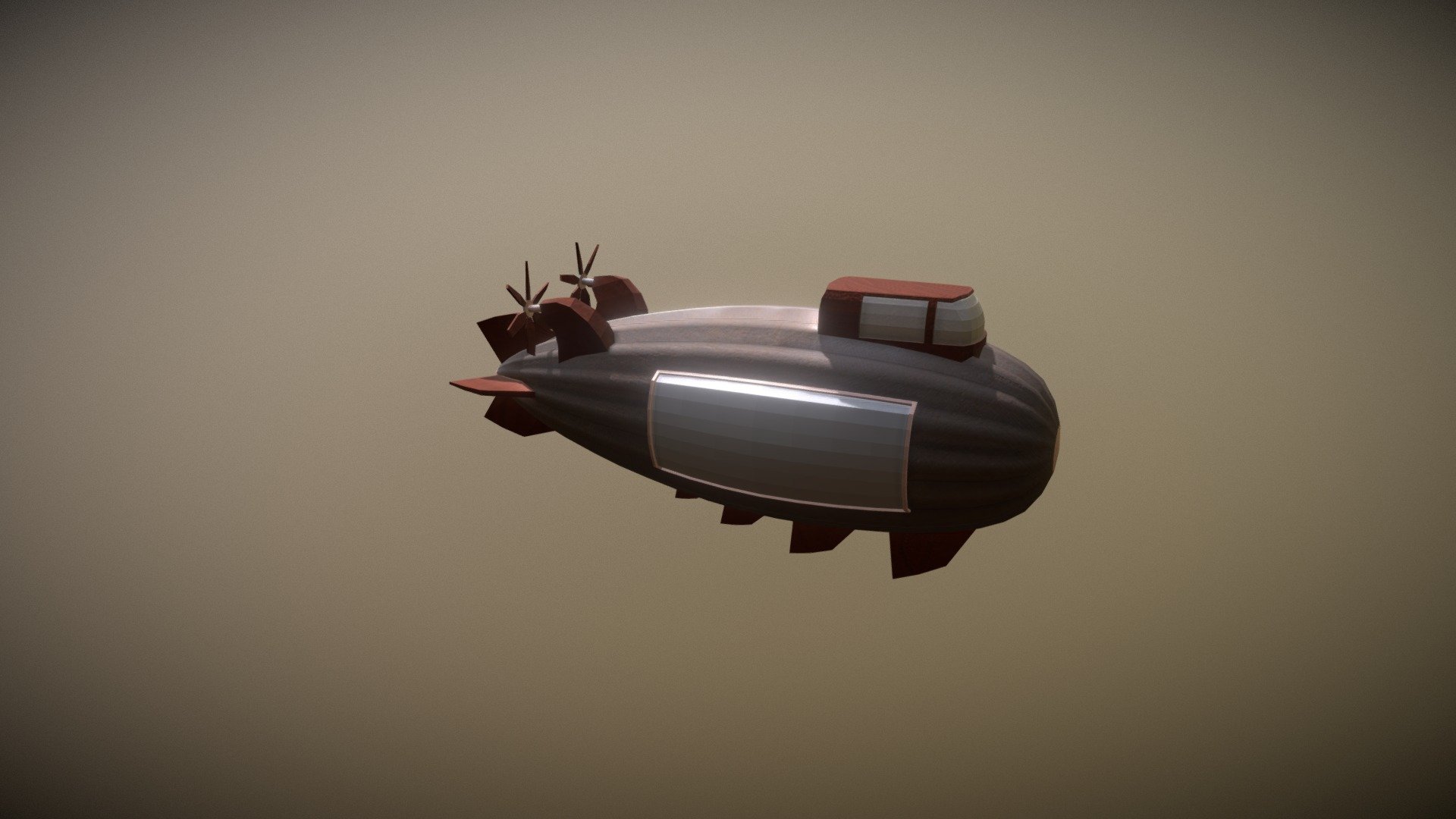 Zeppelin - 3D model by Gini (@sergigini) [51c690d] - Sketchfab